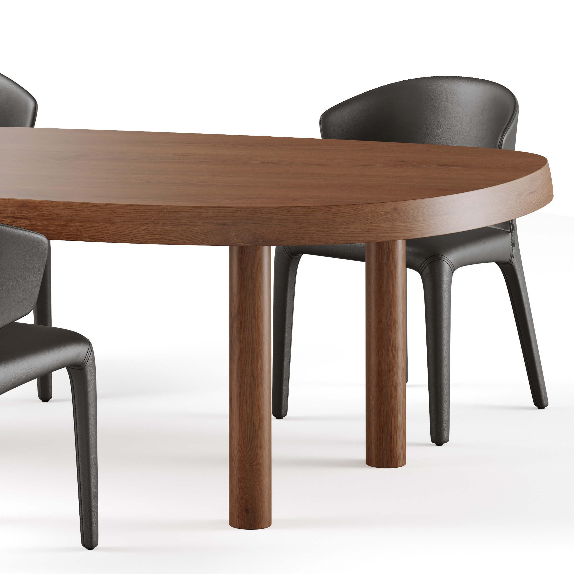 Cassina Table En Forme Libre Chair Hola 367 - 3D Model by Katmit