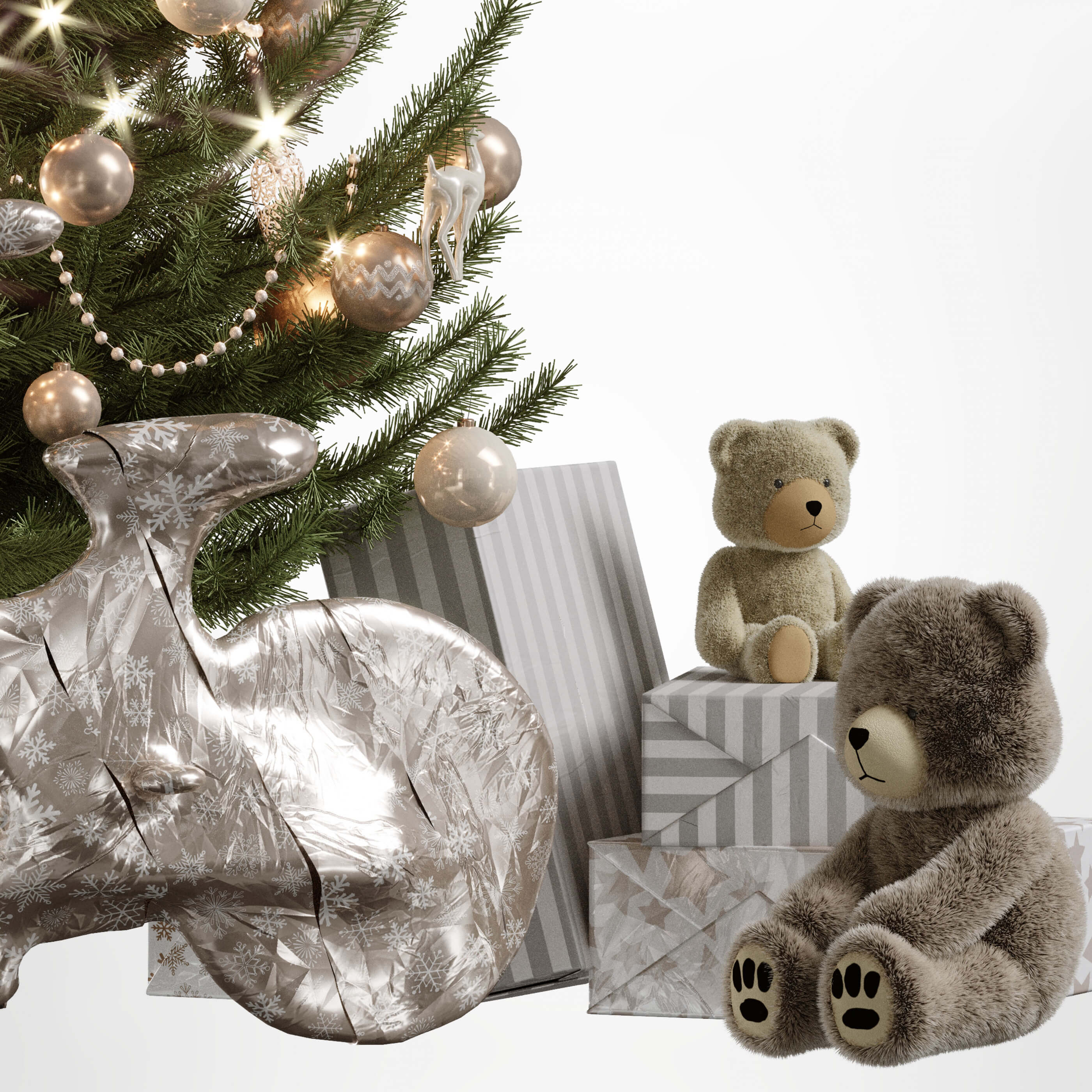 Christmas Tree - 3D Model by Katmit