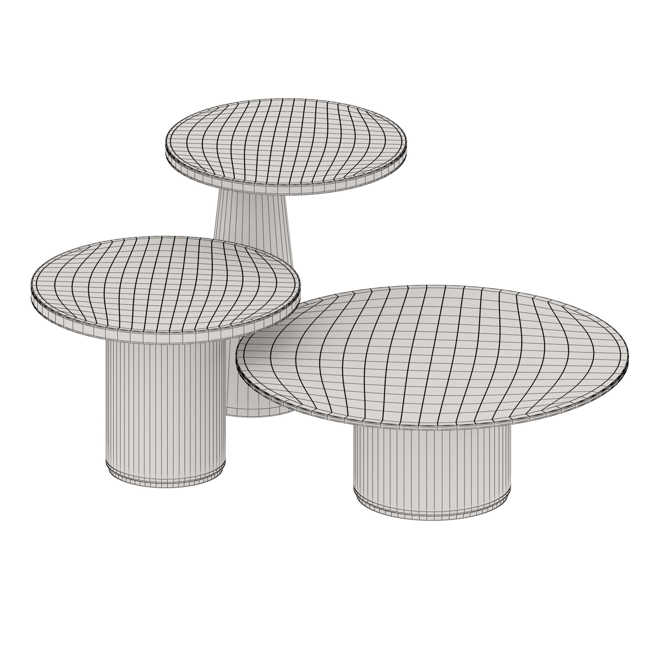 Dexter Coffee Table by David Shaw - 3D Model by Katmit