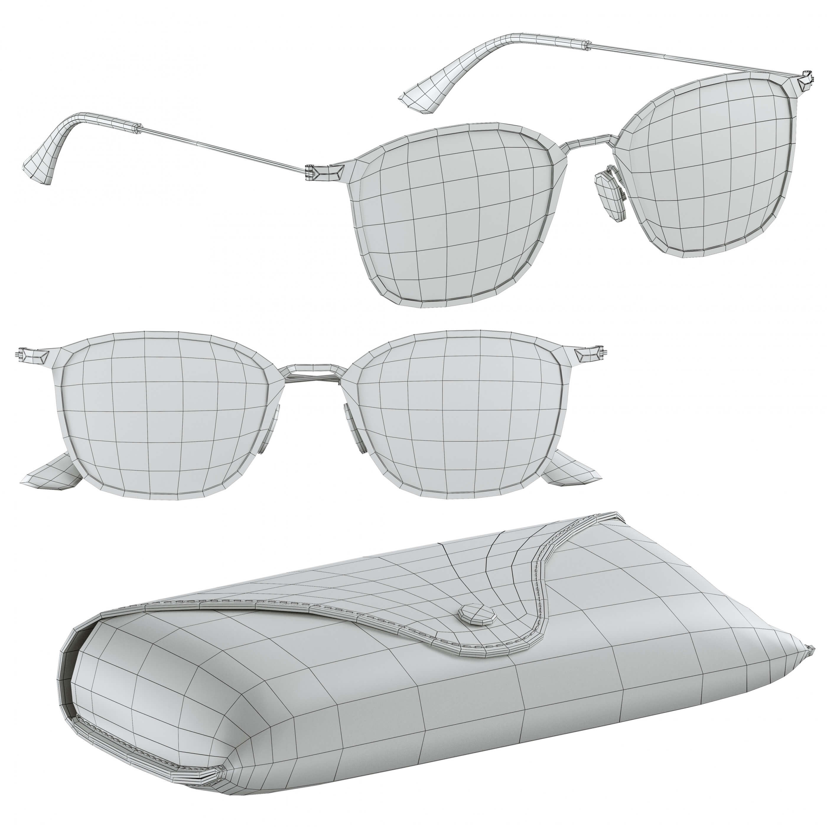 Eyeglasses - 3D Model by Katmit