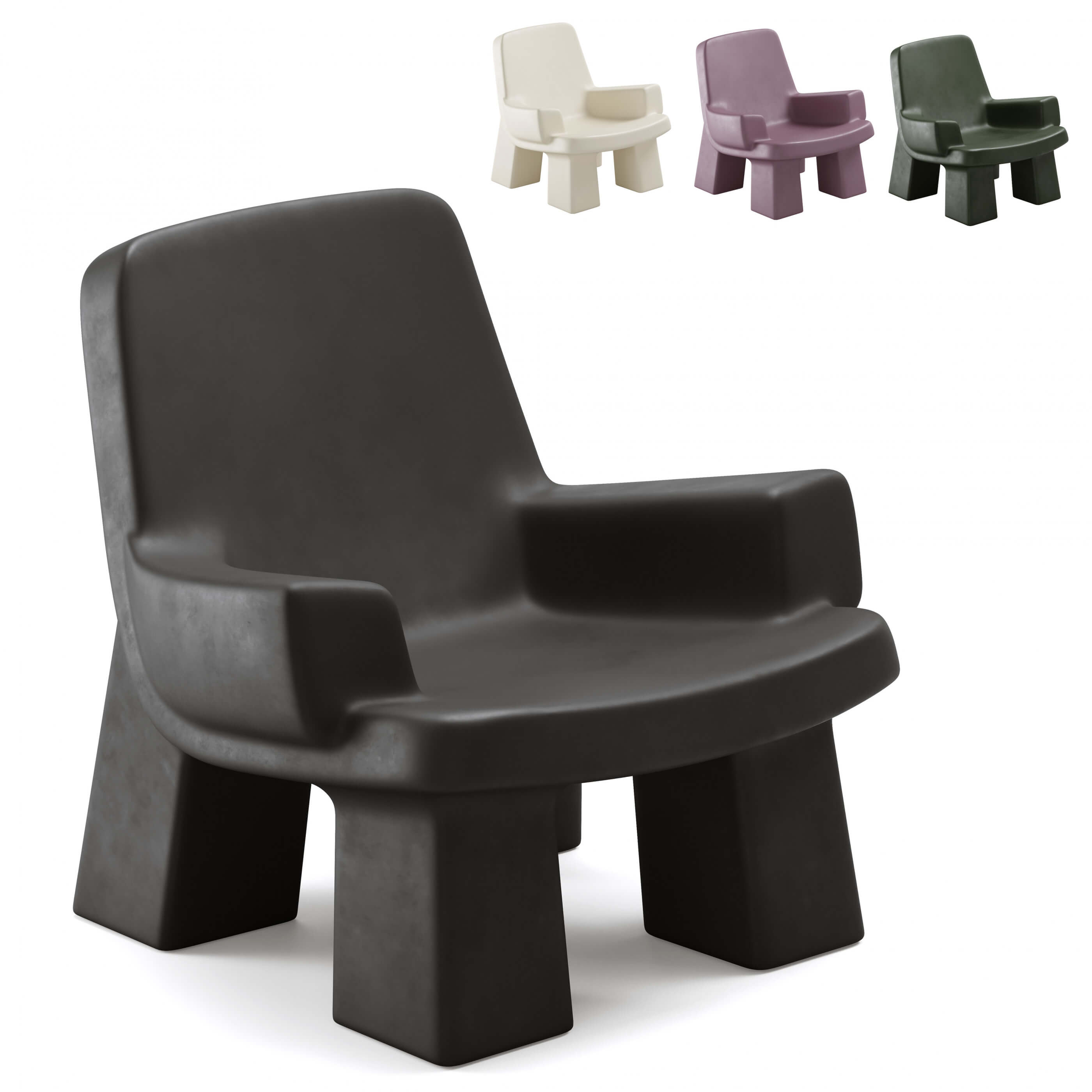 Faye Toogood Fudge Chair - 3D Model by Katmit