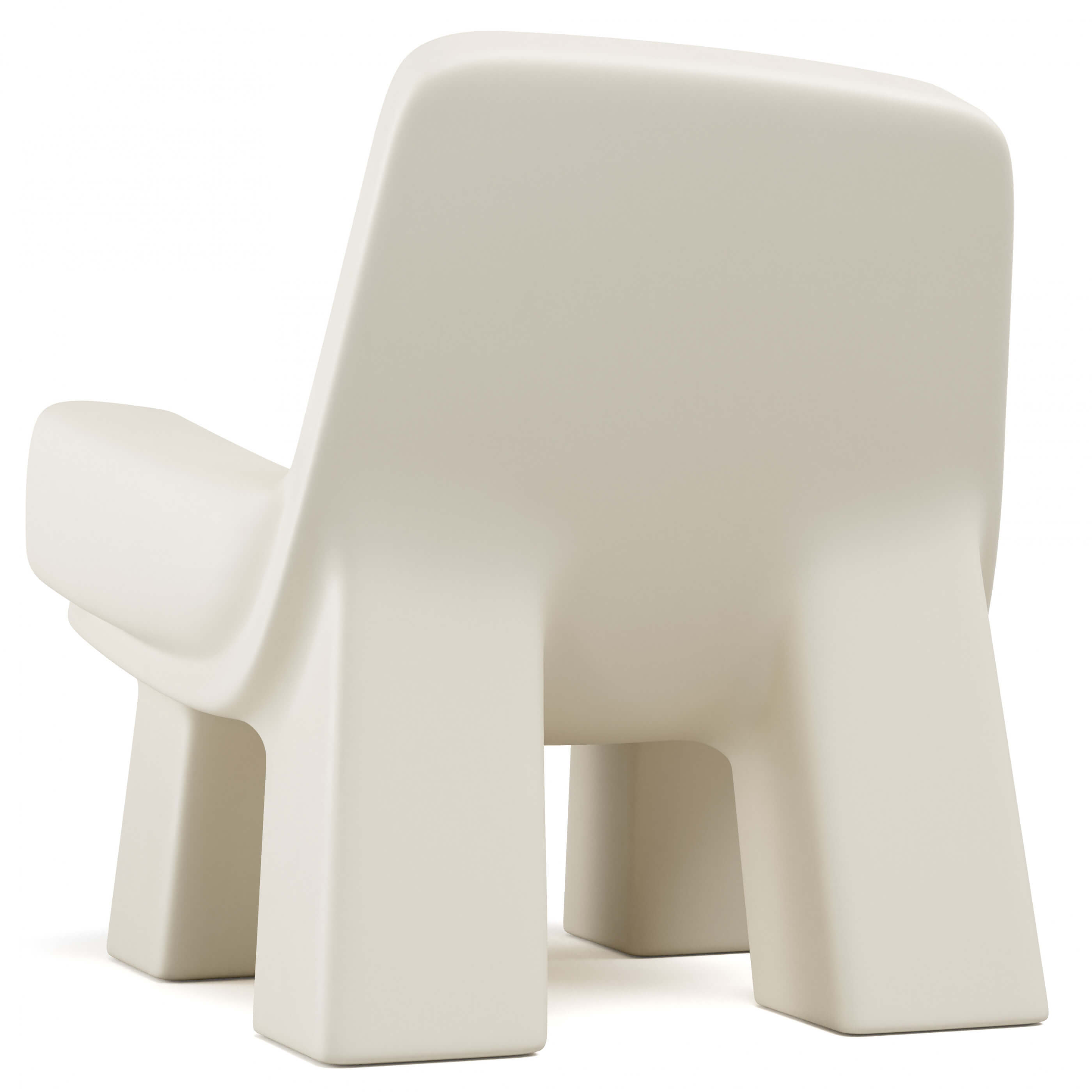 Faye Toogood Fudge Chair - 3D Model by Katmit