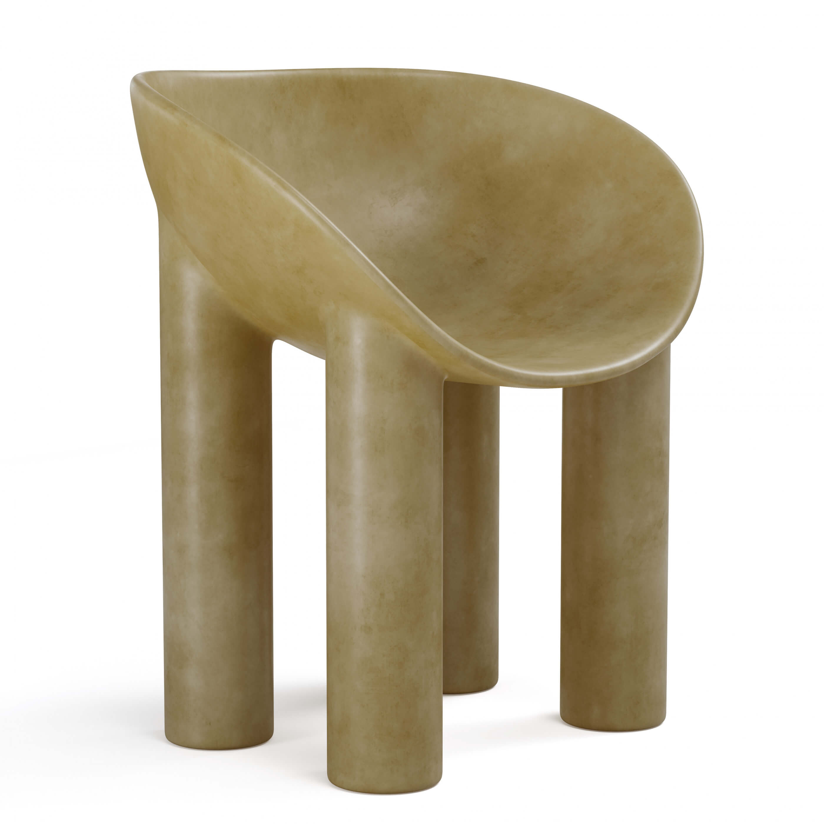 Faye Toogood Roly Poly Dining Set Chair Table - 3D Model by Katmit