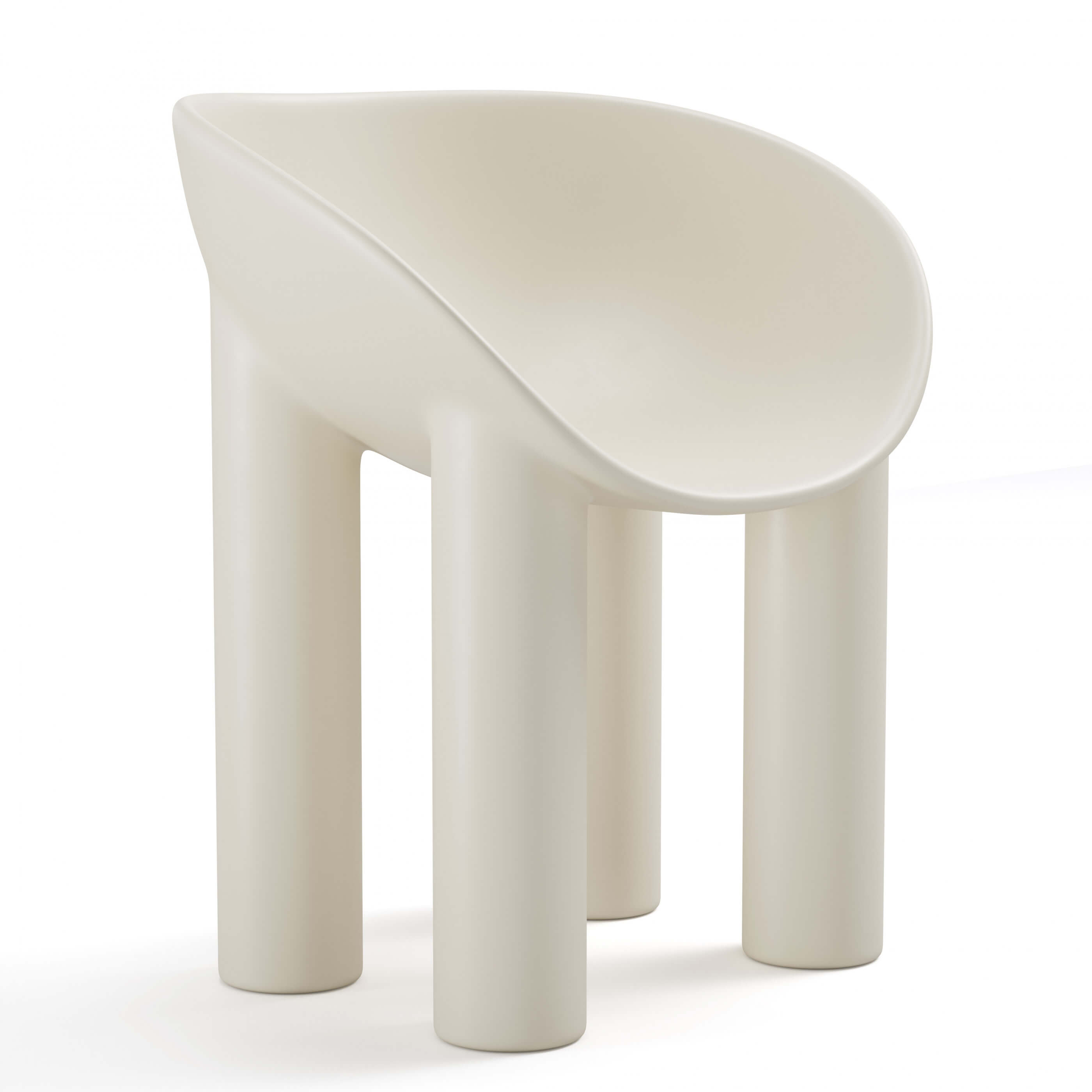 Faye Toogood Roly Poly Dining Set Chair Table - 3D Model by Katmit