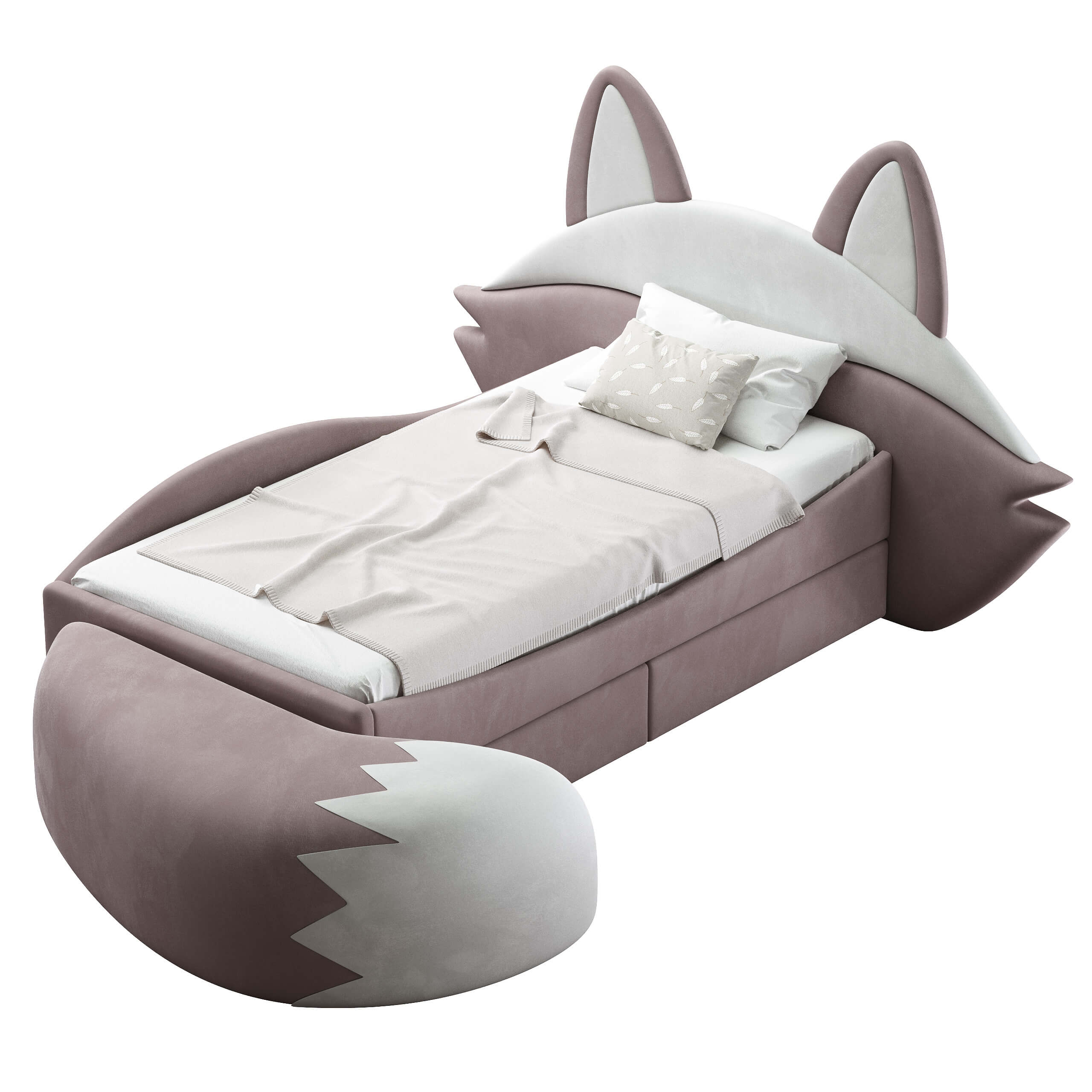 Fox Kid Bed Furniture - 3D Model by Katmit