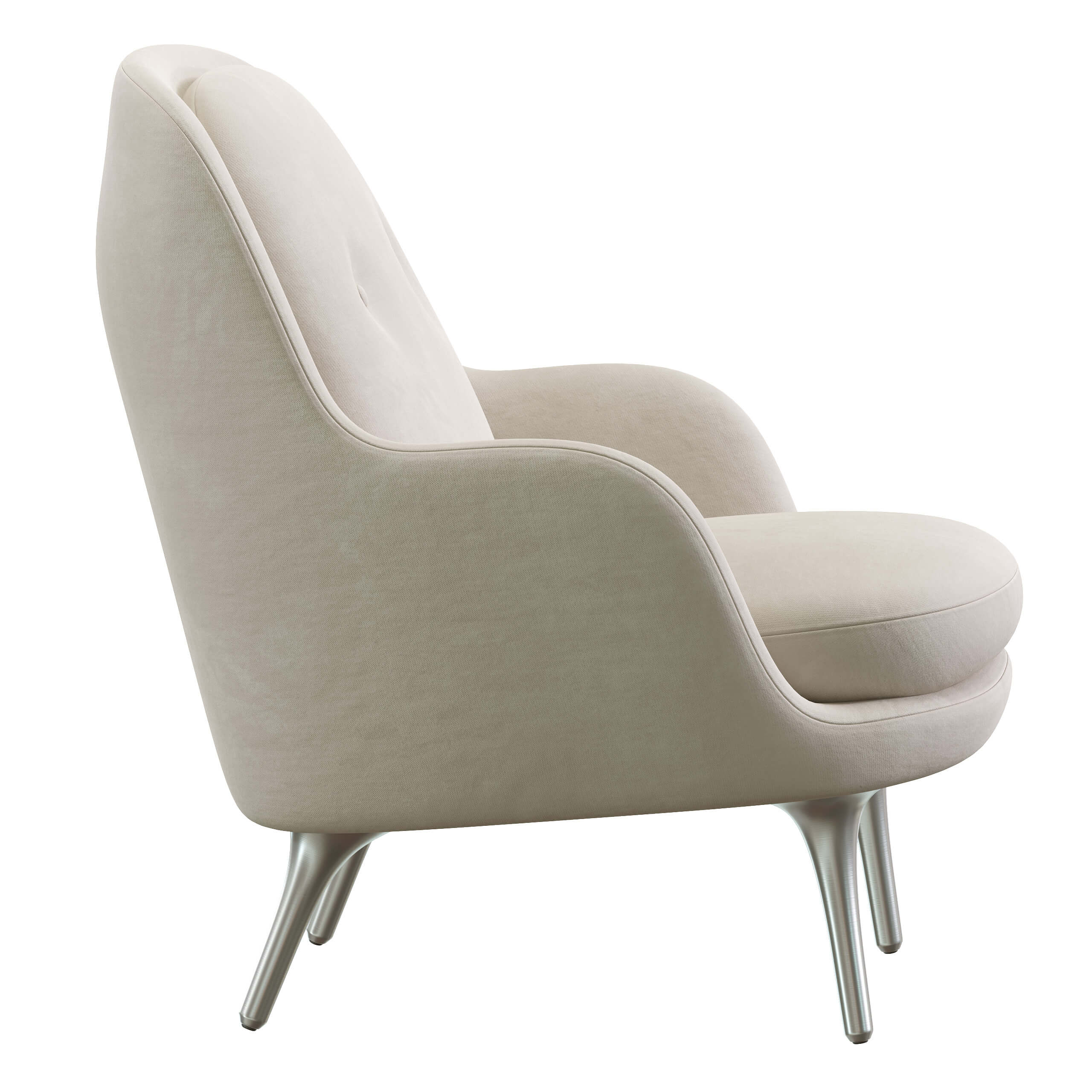 Fritz Hansen JH4 Fri Easy Chair - 3D Model by Katmit