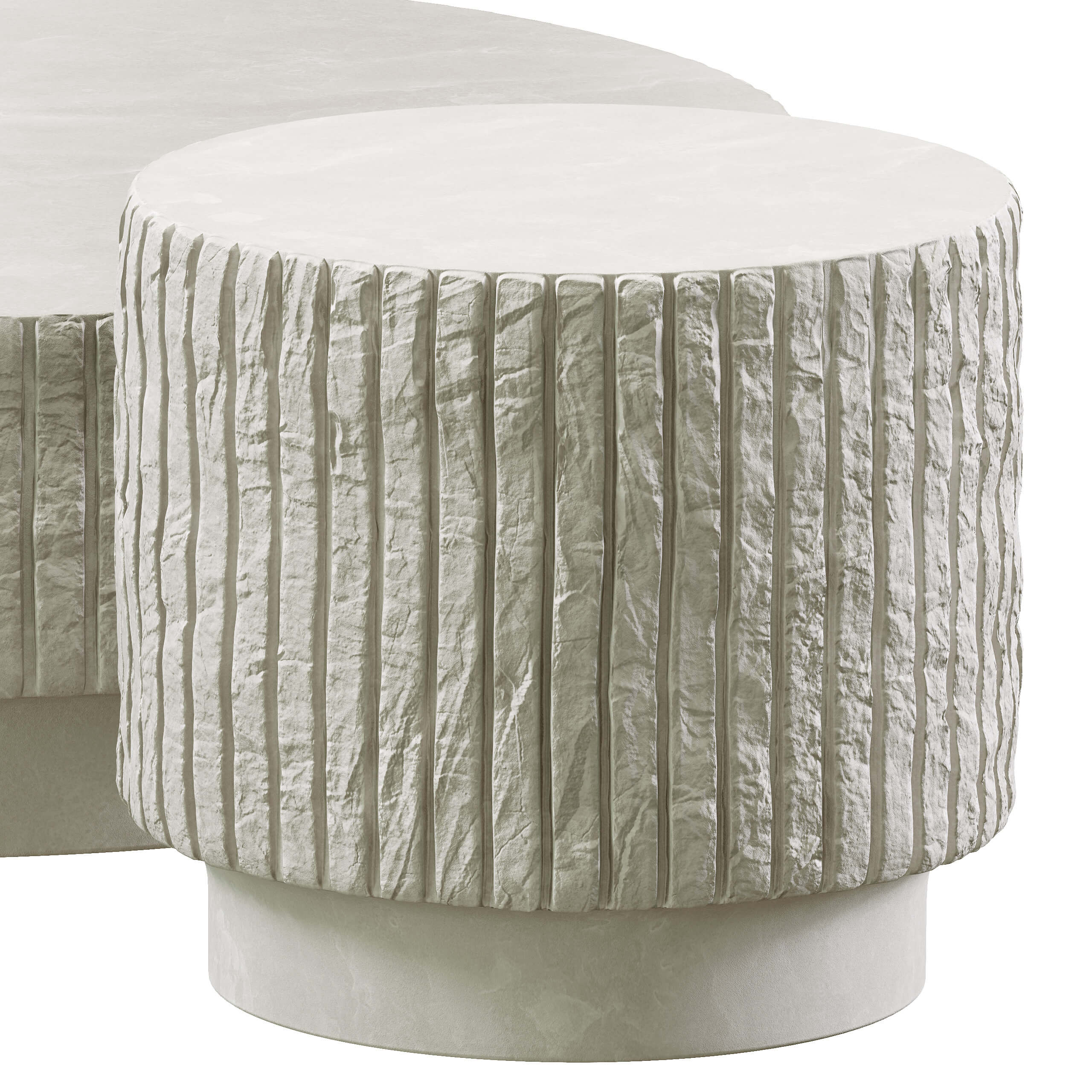 Hume Stone Coffee Table by David Shaw - 3D Model by Katmit