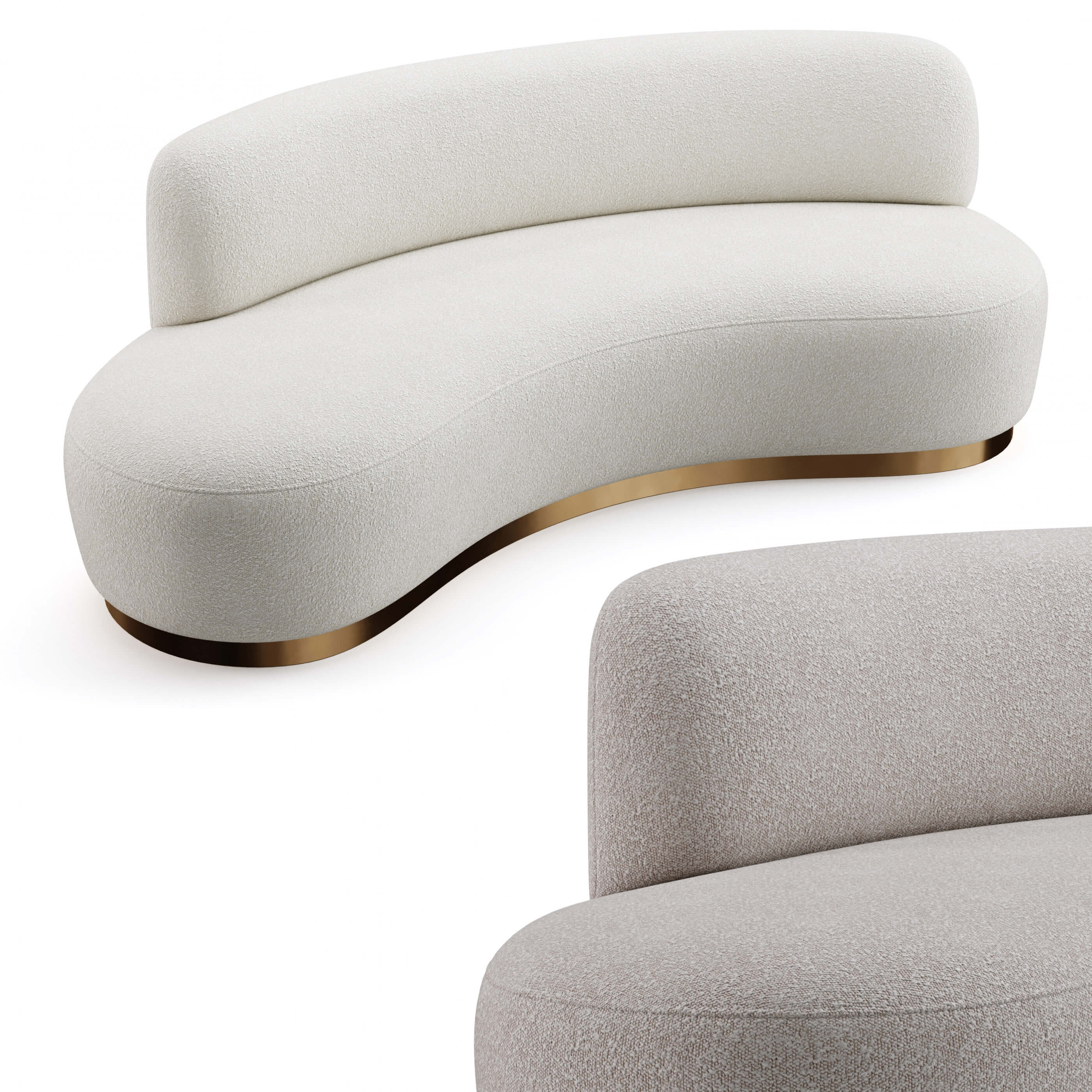 Liang and Eimil Sasha Sofa Boucle - 3D Model by Katmit
