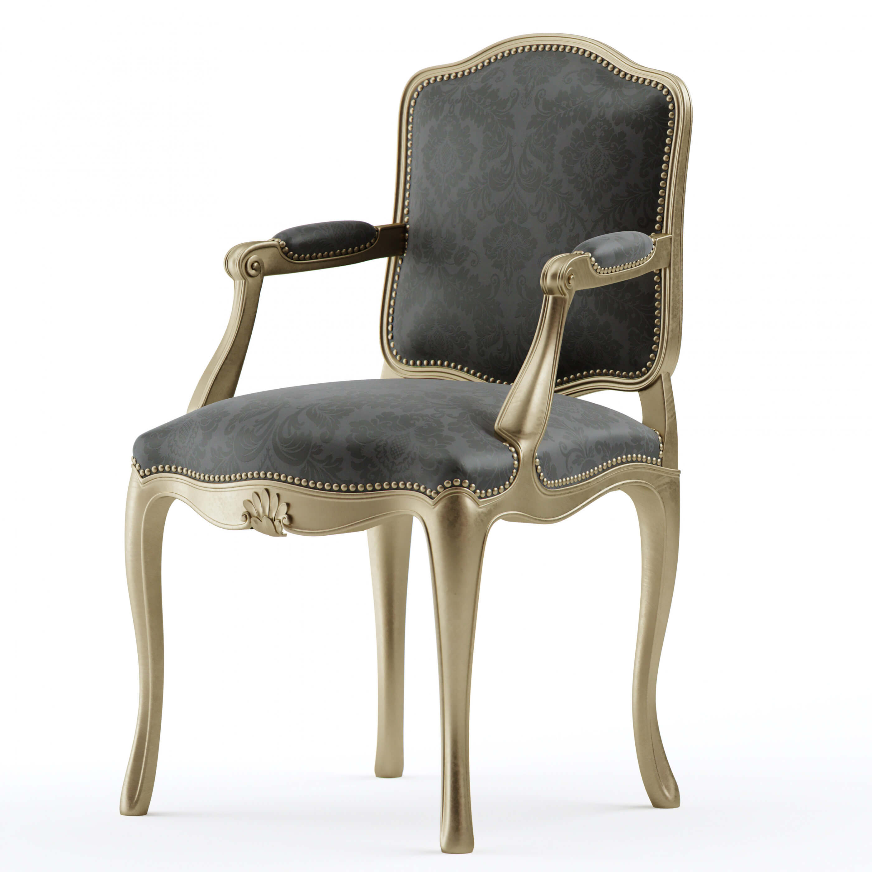 Louis Classic Chair 2 by Ritz Paris - 3D Model by Katmit