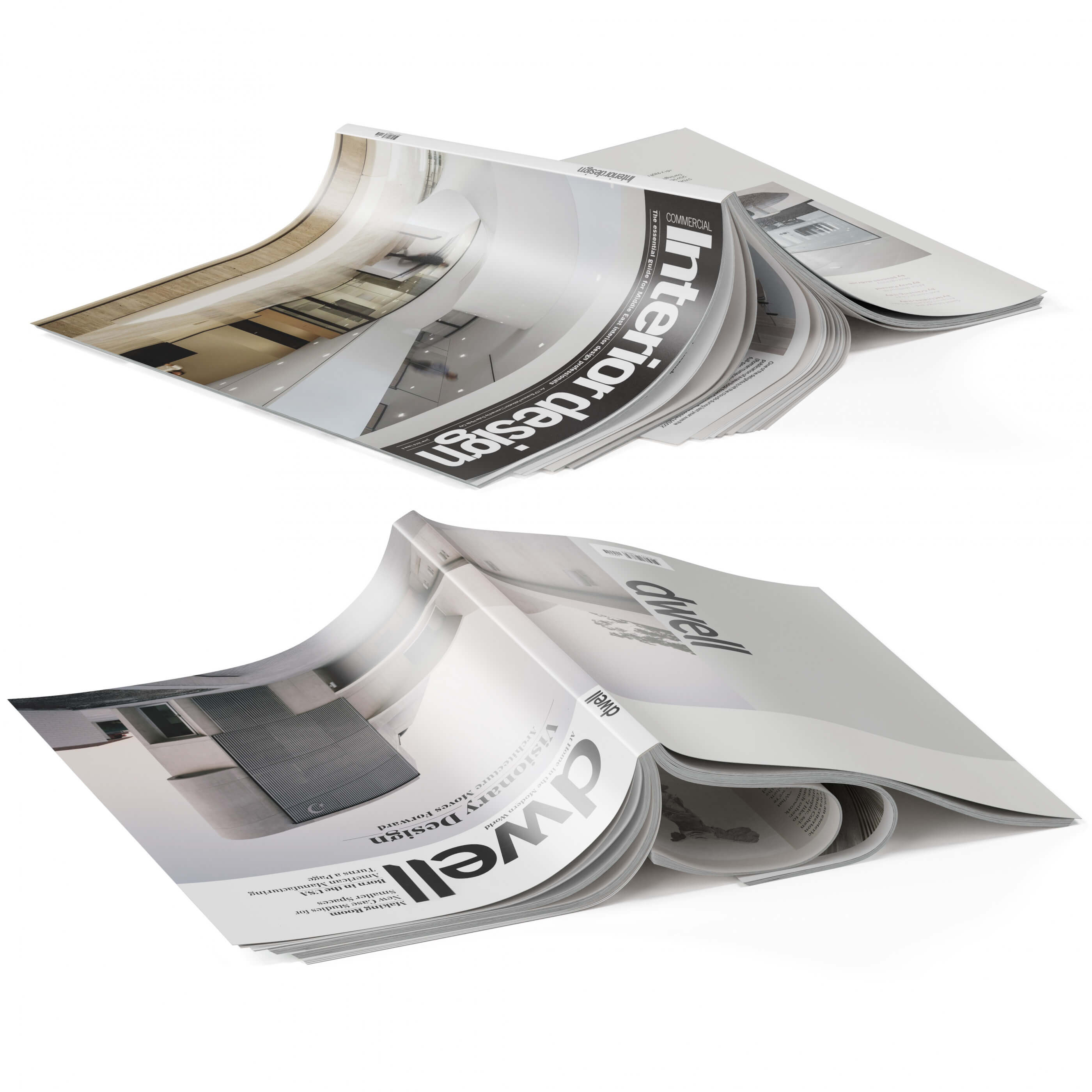 Magazines Cover Upside - 3D Model by Katmit