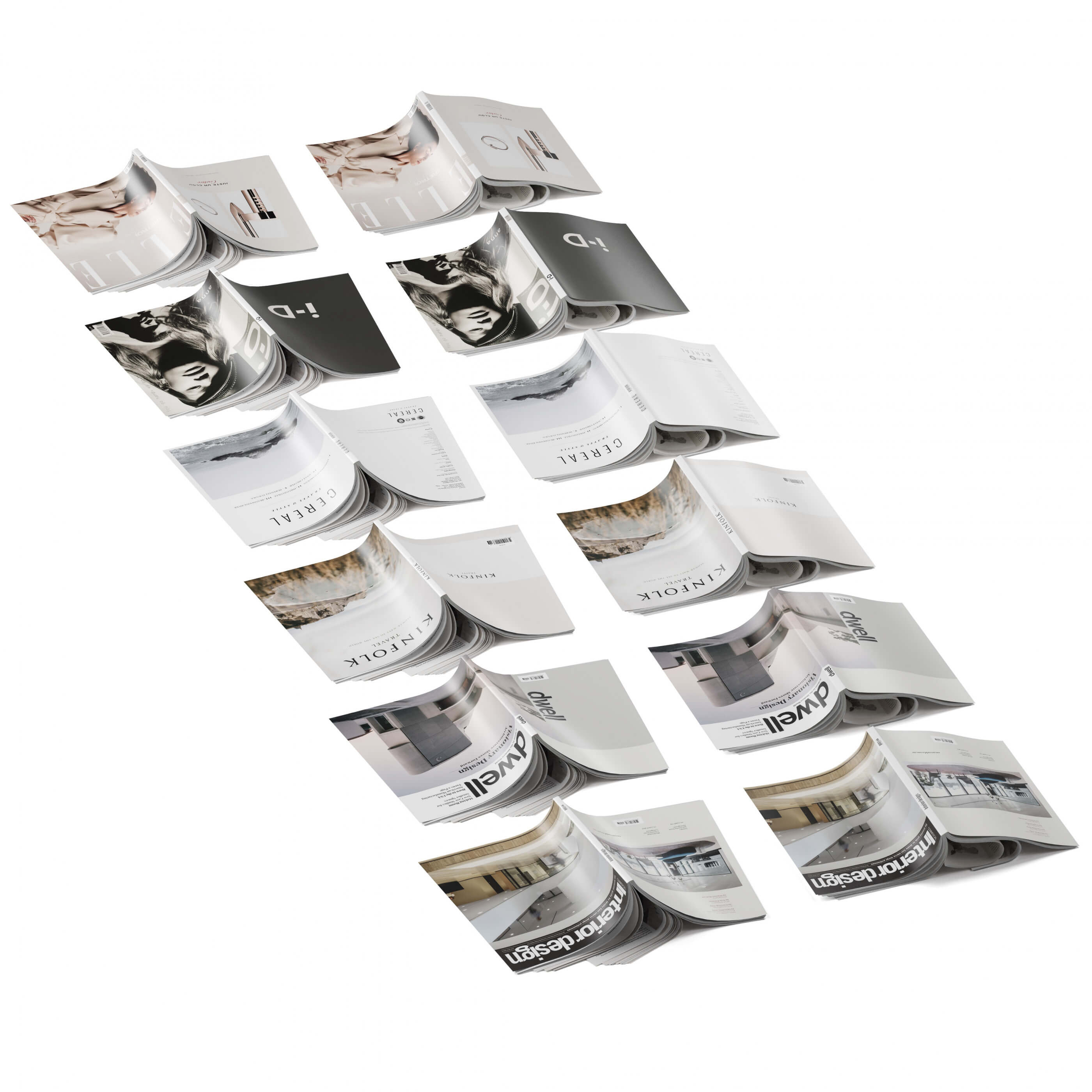 Magazines Cover Upside - 3D Model by Katmit