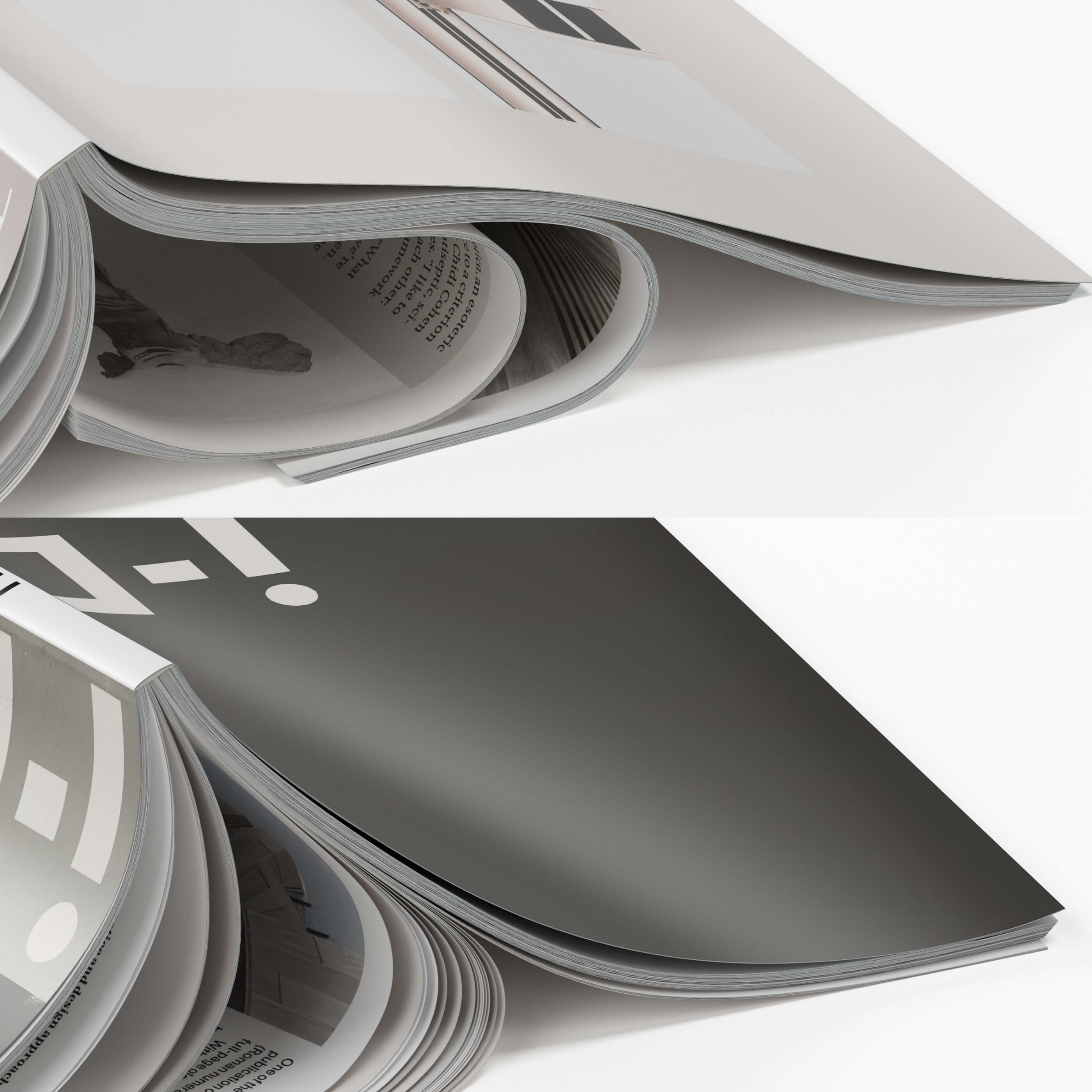 Magazines Cover Upside - 3D Model by Katmit