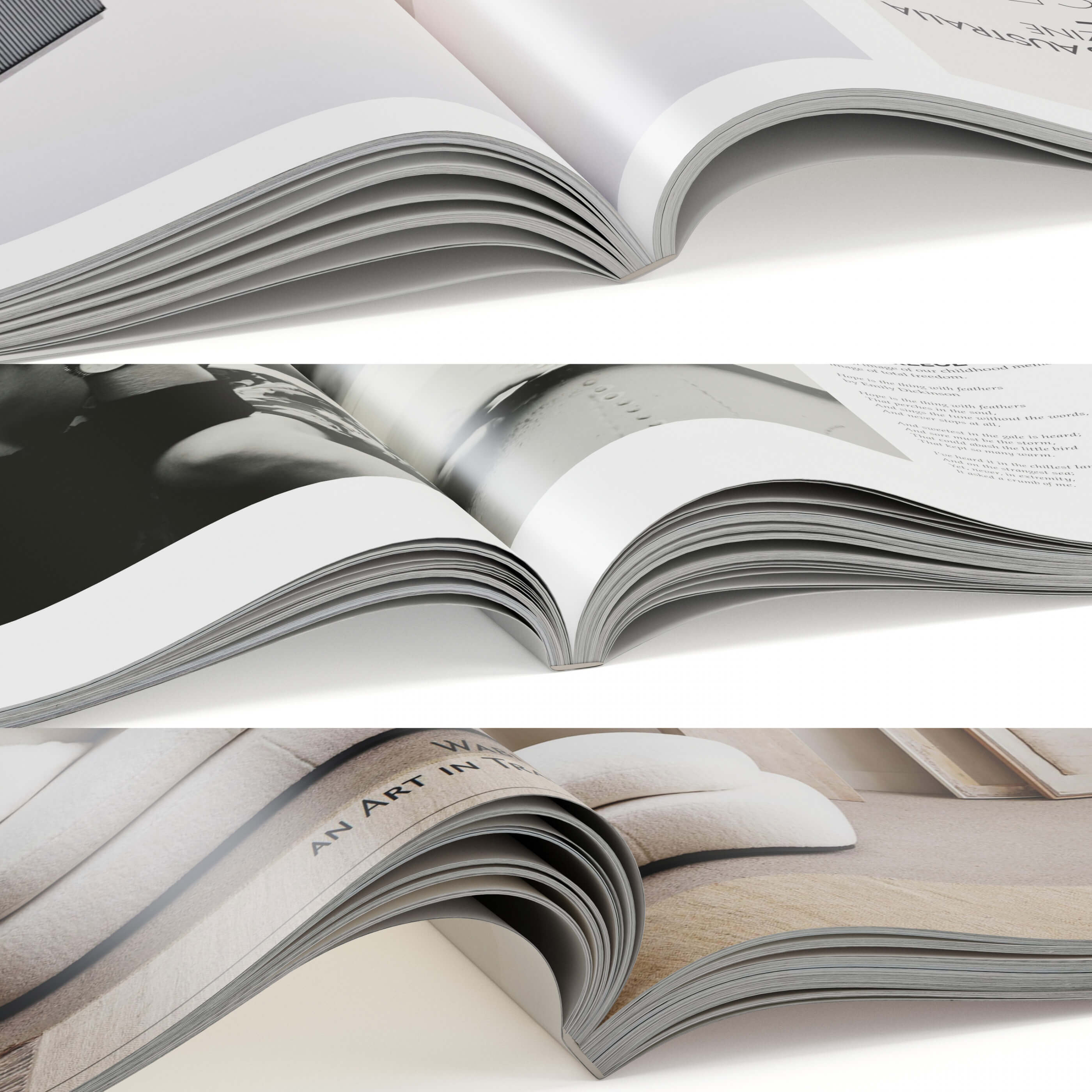 Magazines Opened - 3D Model by Katmit