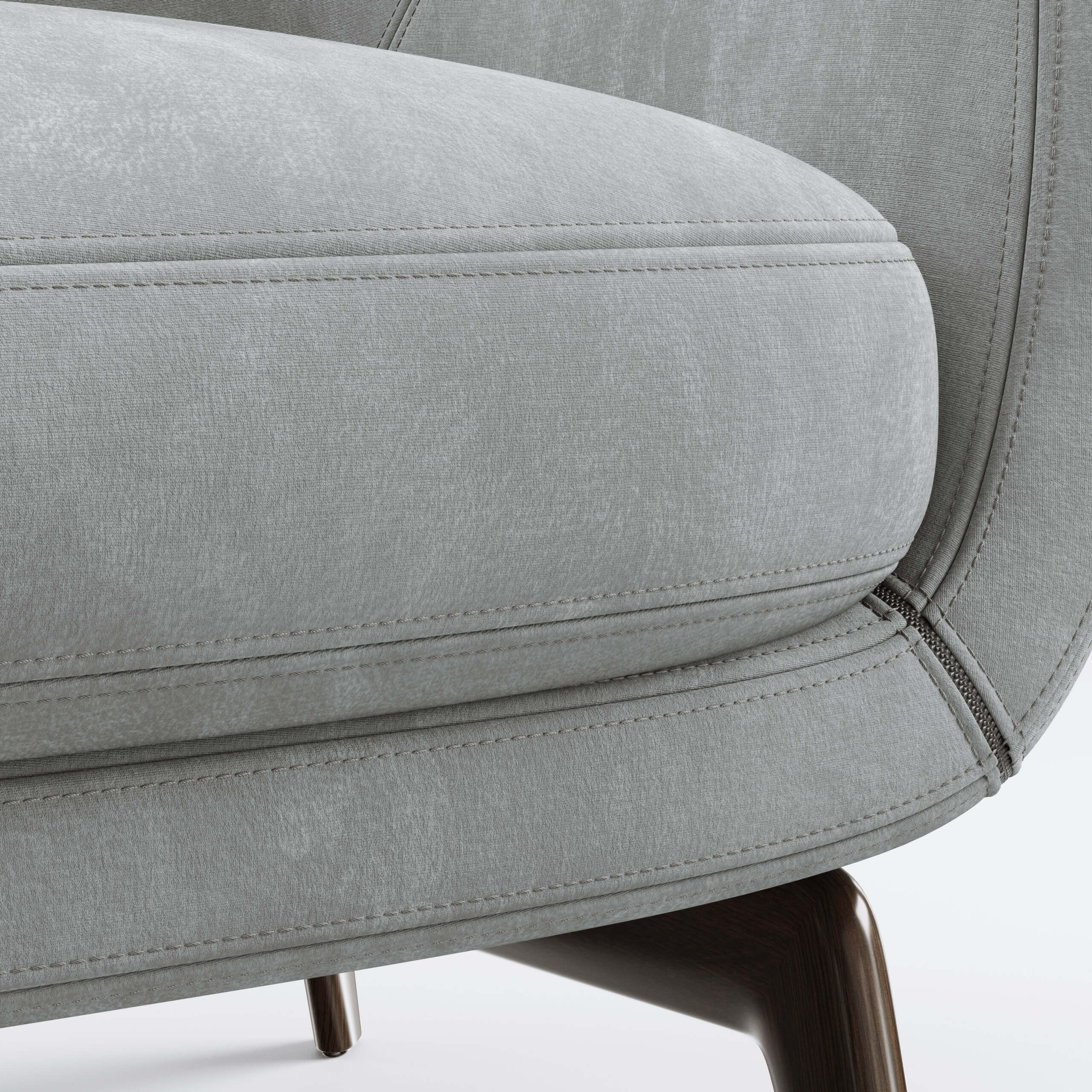 Minotti Belt Sofa - 3D Model by Katmit