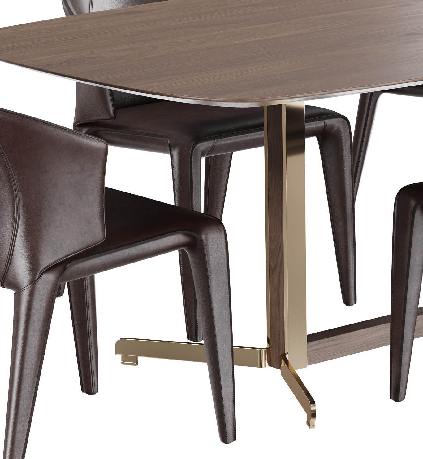 Natuzzi Atta Chair Campus Table - 3D Model by Katmit