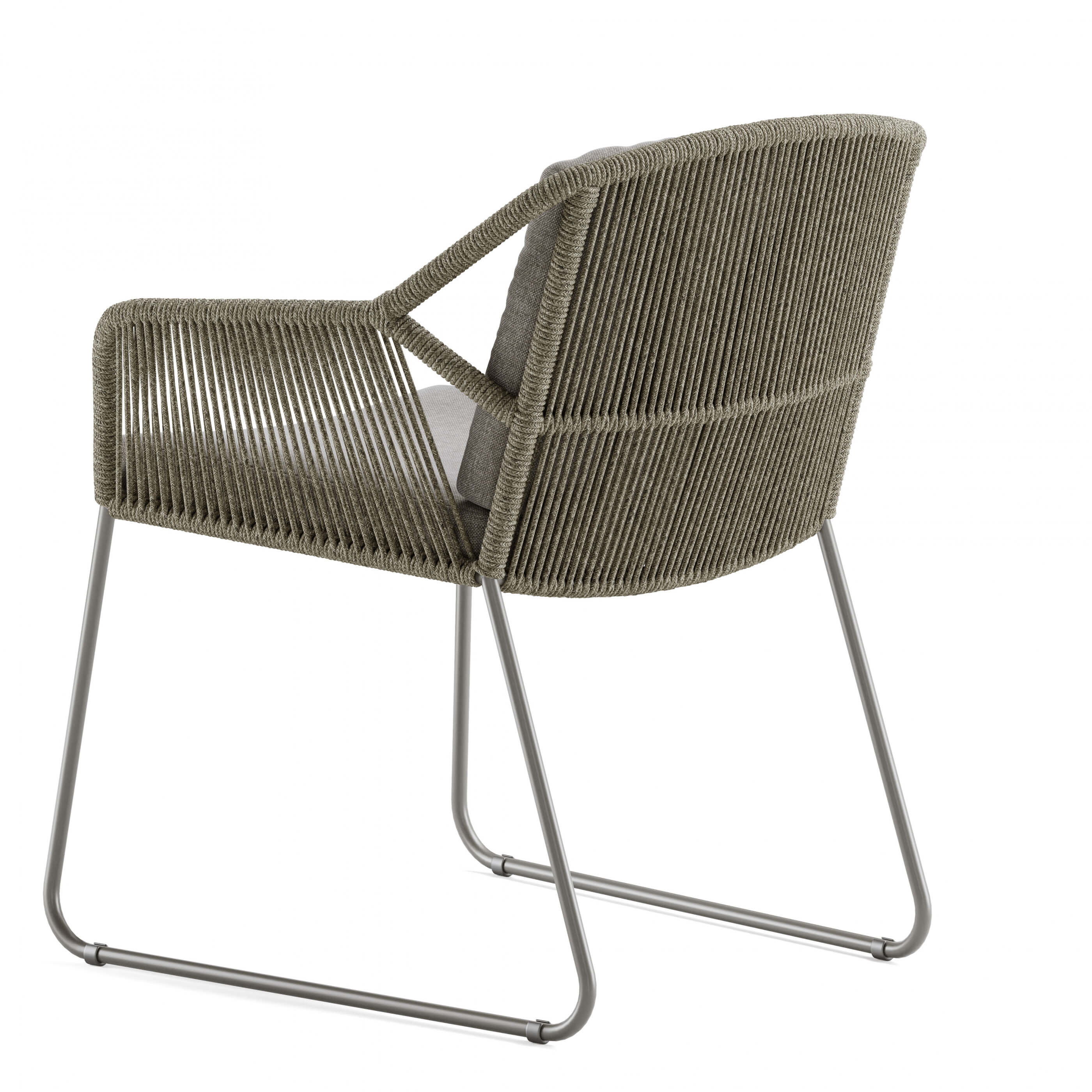 Outdoor Garden Woven Chair 4so Accor - 3D Model by Katmit