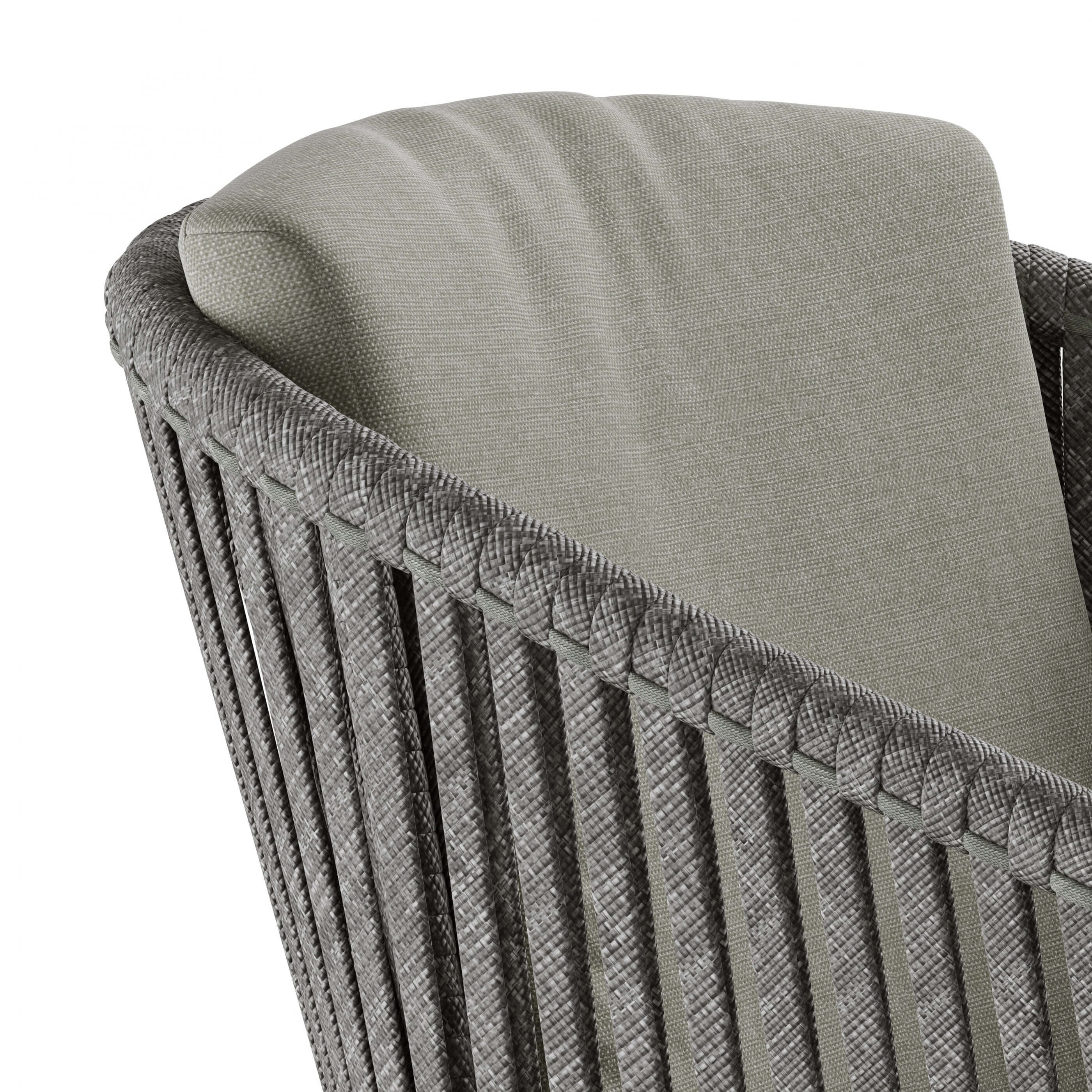 Outdoor Garden Woven Dining Set 1 by 4SO - 3D Model by Katmit