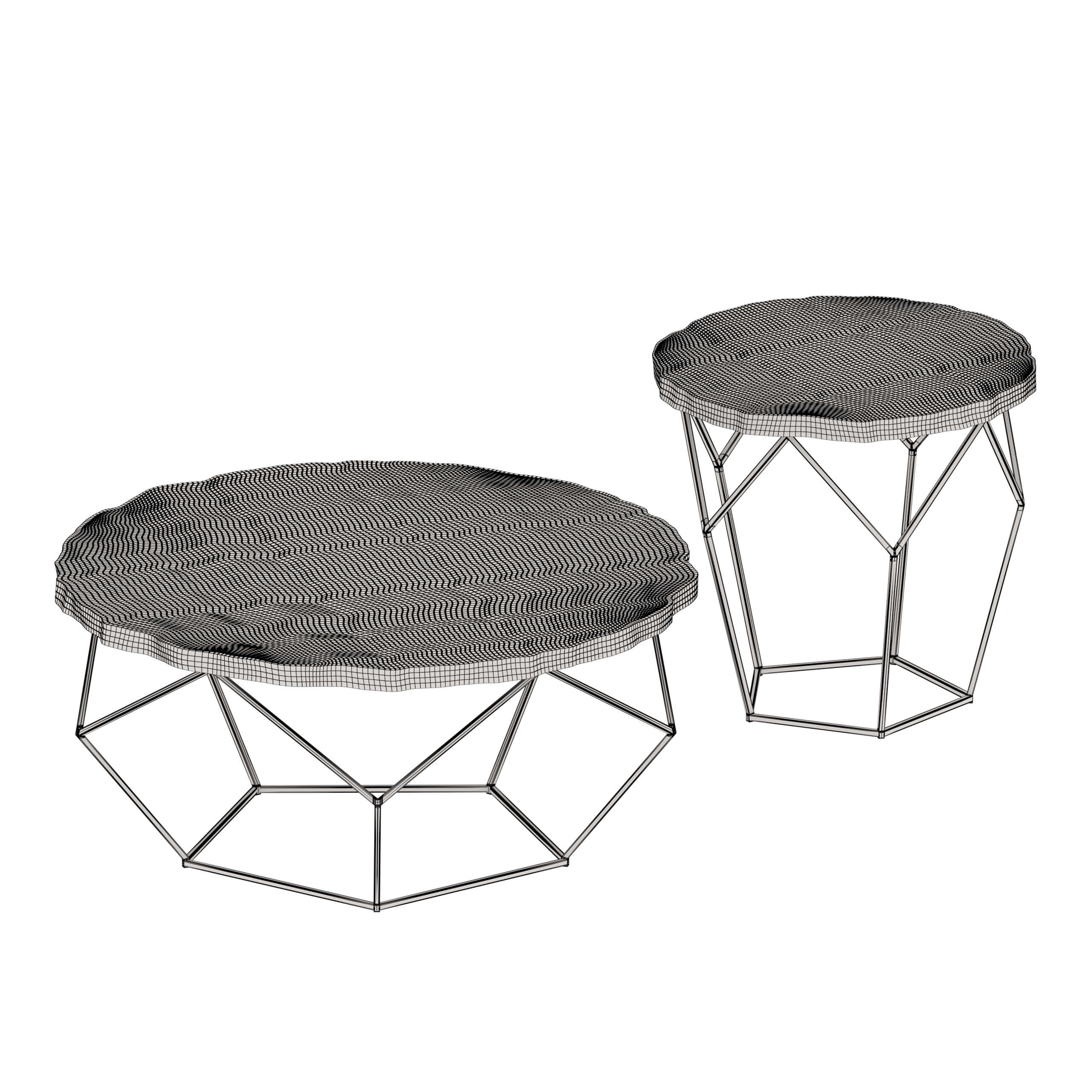 Palecek Loren Fossilized Clam Table - 3D Model by Katmit