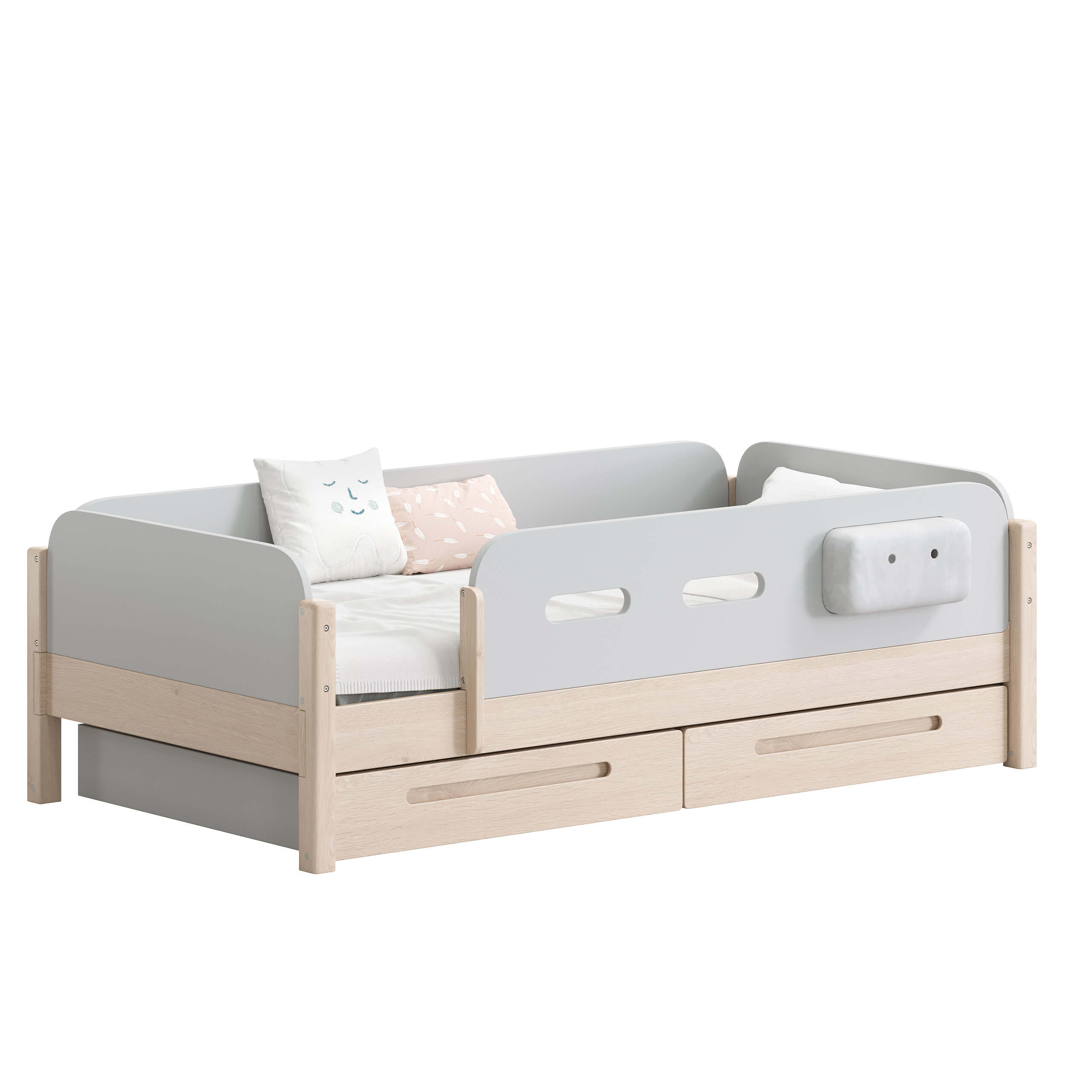 Pupupula Rock Solid Modular Kid Bed System - 3D Model by Katmit