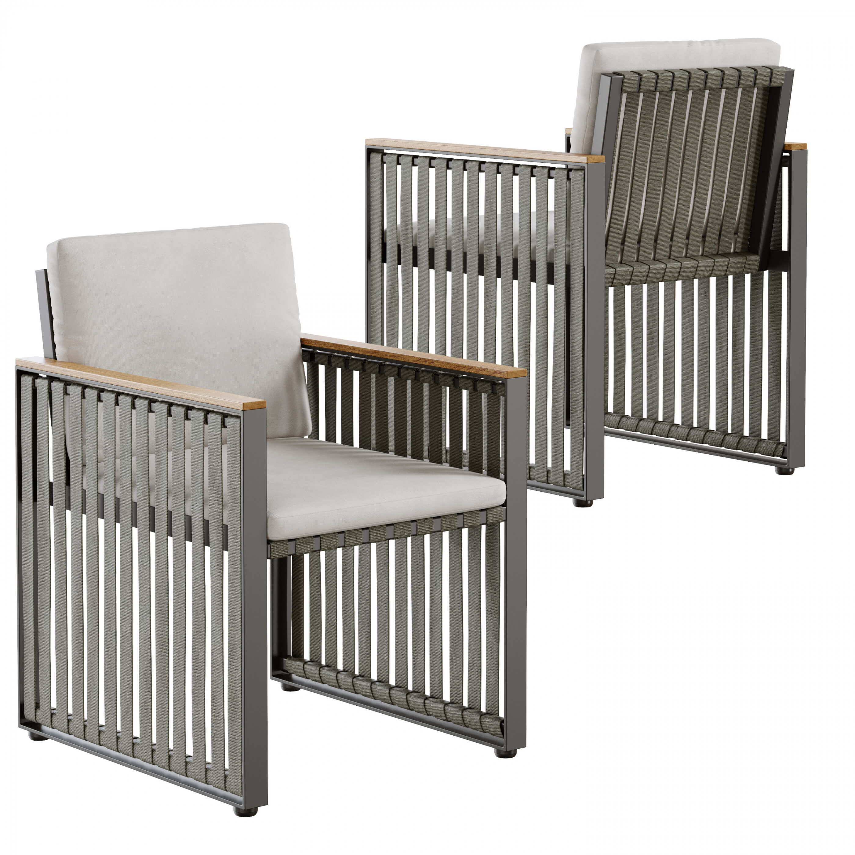 Skyline Design Horizon Dining Set - 3D Model by Katmit