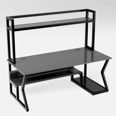 Modern Gaming PC Table - 3D Model by Kavisubish