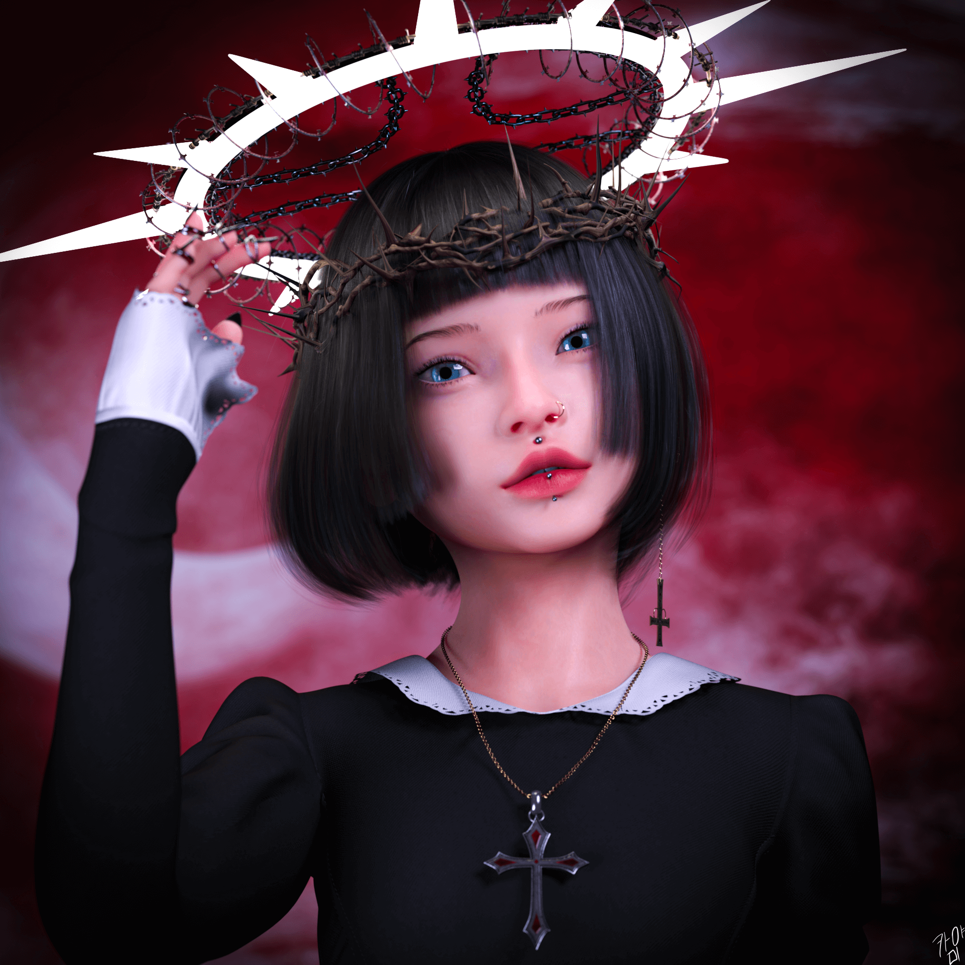 Unholy 3D Render, Digital Art by Kayami