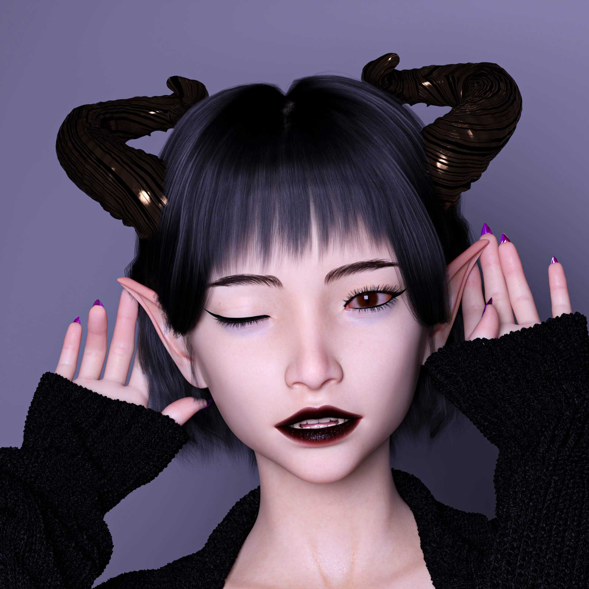 KAY Charllote Vamp for Genesis 8 and 8.1 - Daz Content by Kayami