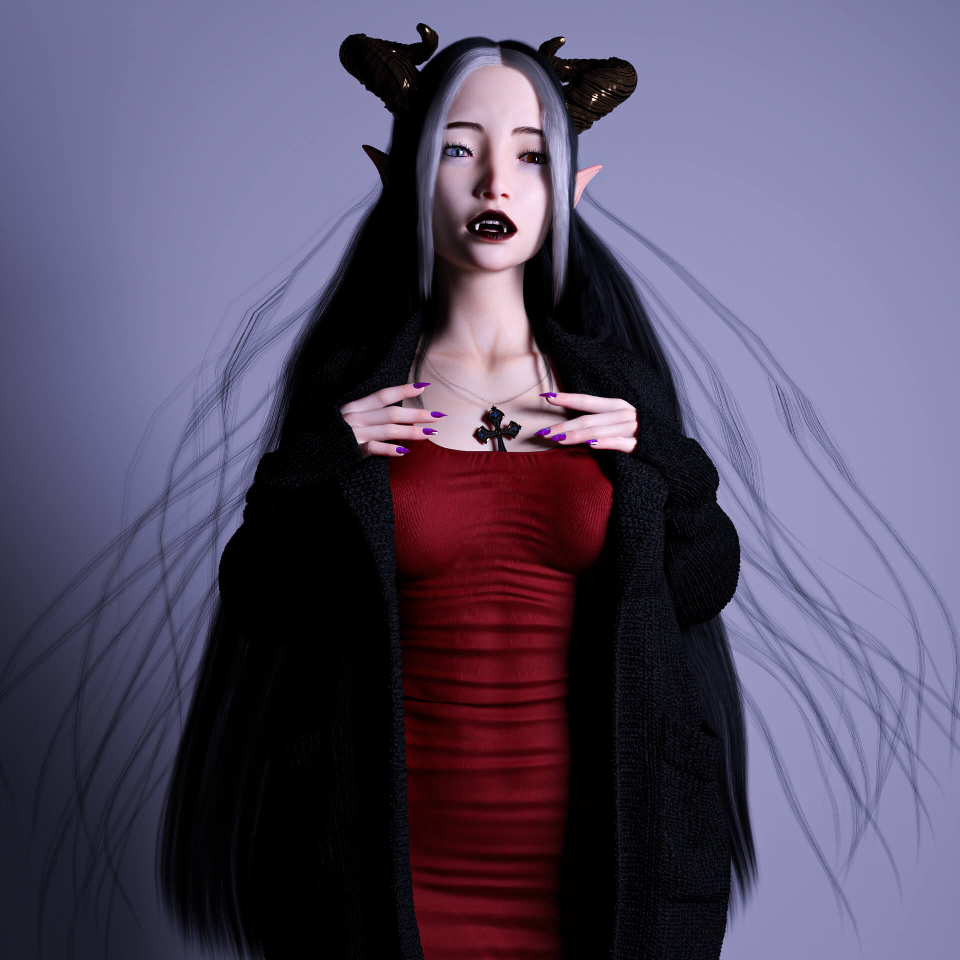 KAY Charllote Vamp for Genesis 8 and 8.1 - Daz Content by Kayami