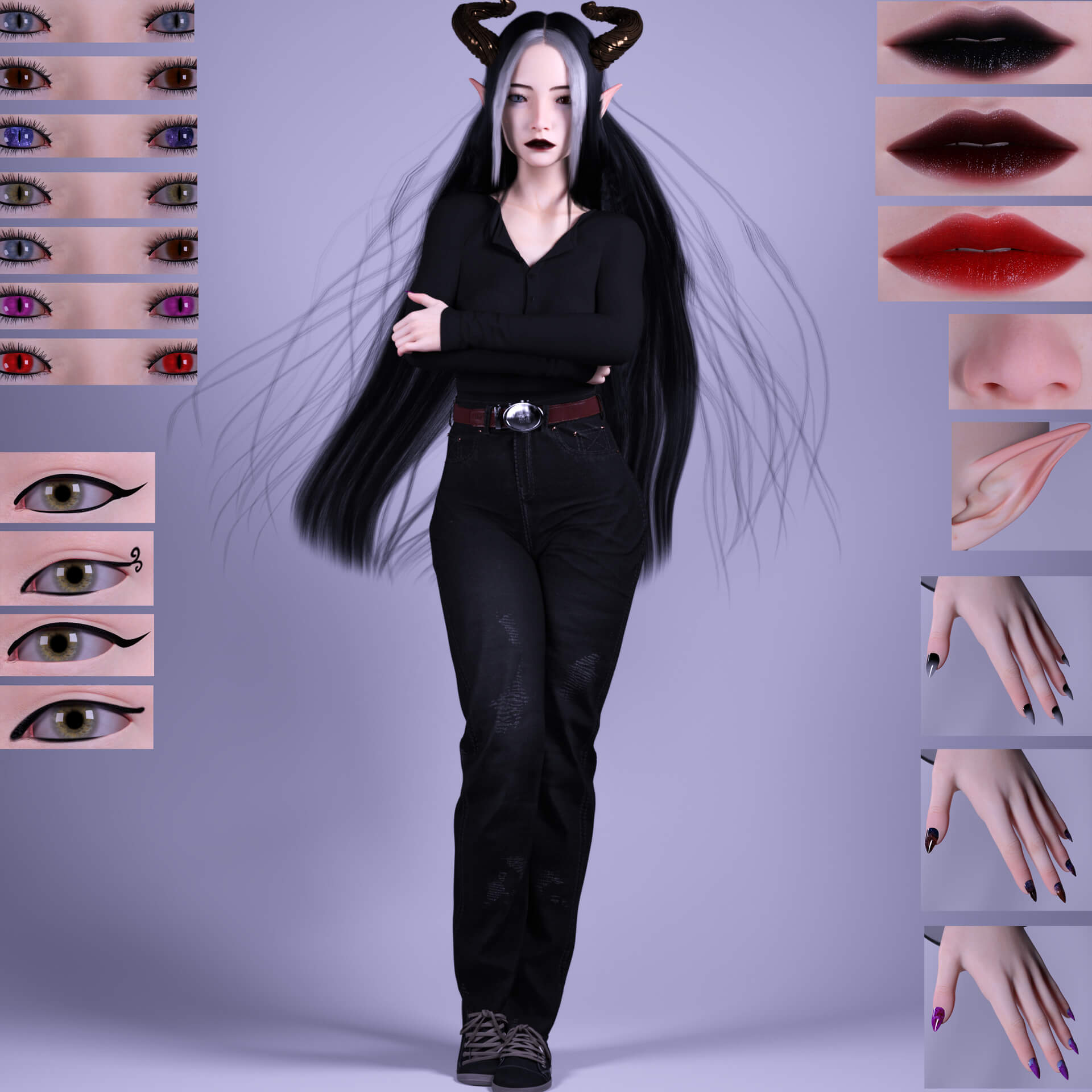 KAY Charllote Vamp for Genesis 8 and 8.1 - Daz Content by Kayami