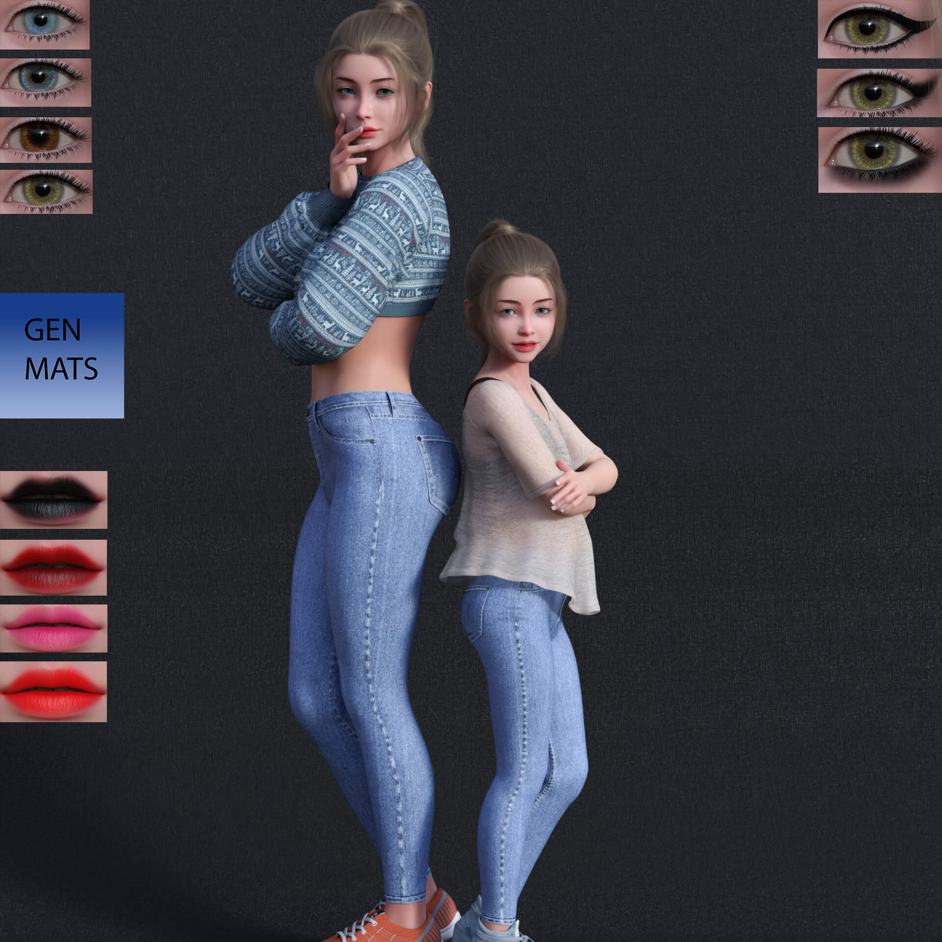 Kay Joanne and Joanne Young for Genesis 9 - Daz Content by Kayami