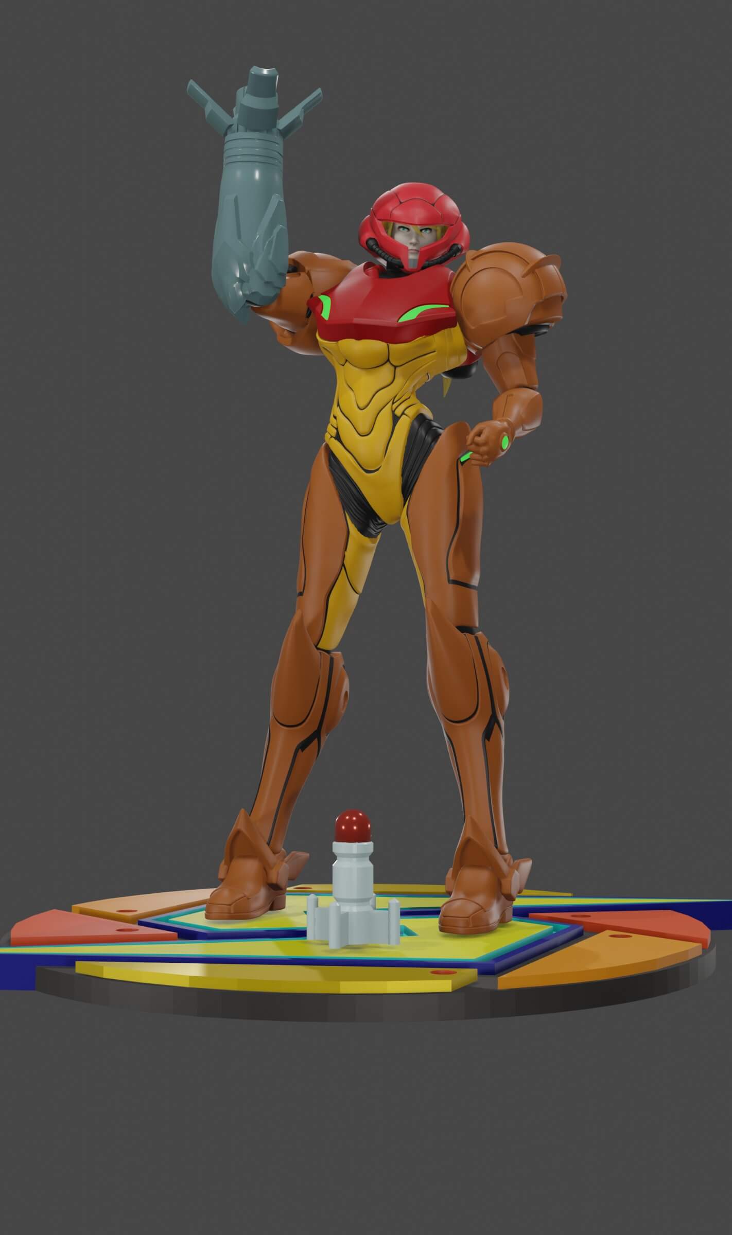 Super Metroid Variant Suit - 3D Model by kazuya2040