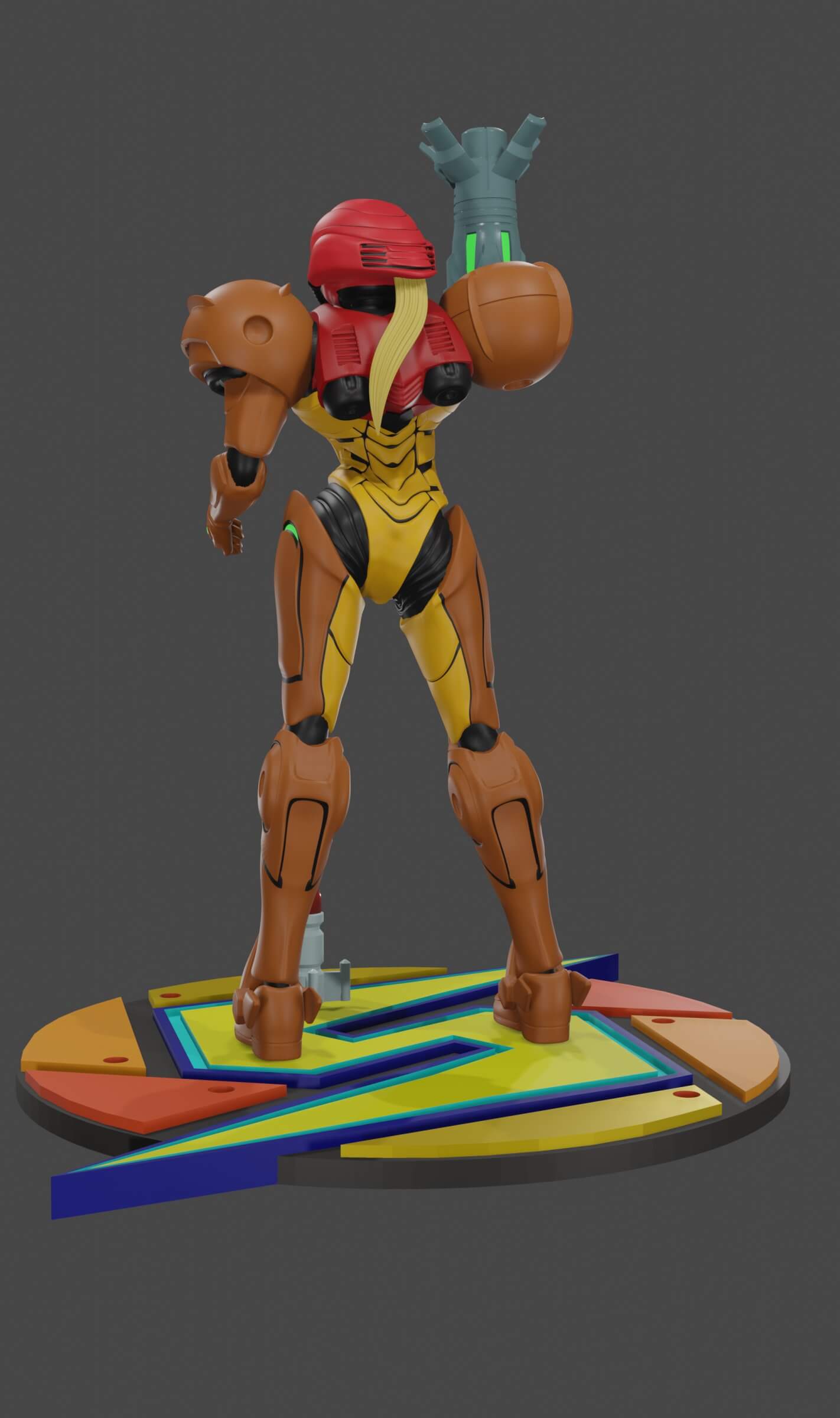 Super Metroid Variant Suit - 3D Model by kazuya2040