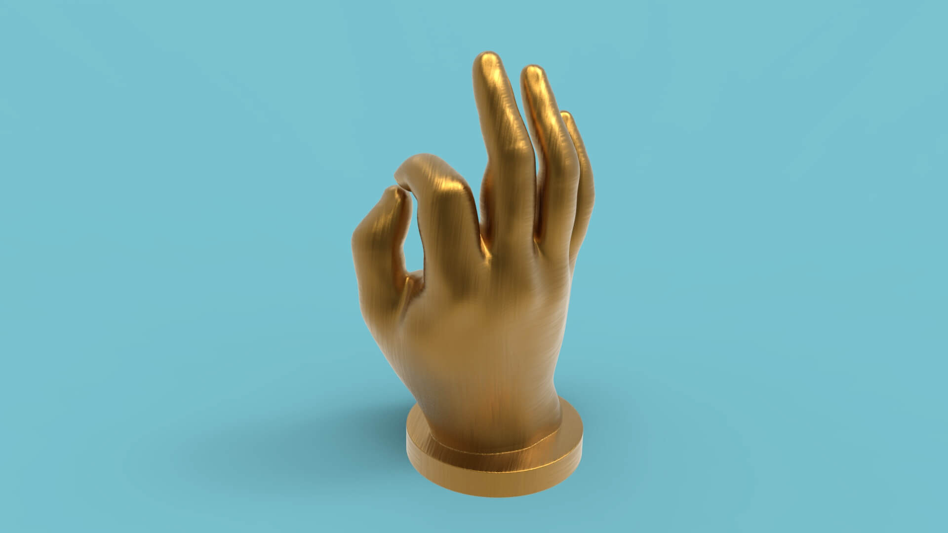 Buddha Hand Statue 3D Printing Model by kbdesign223
