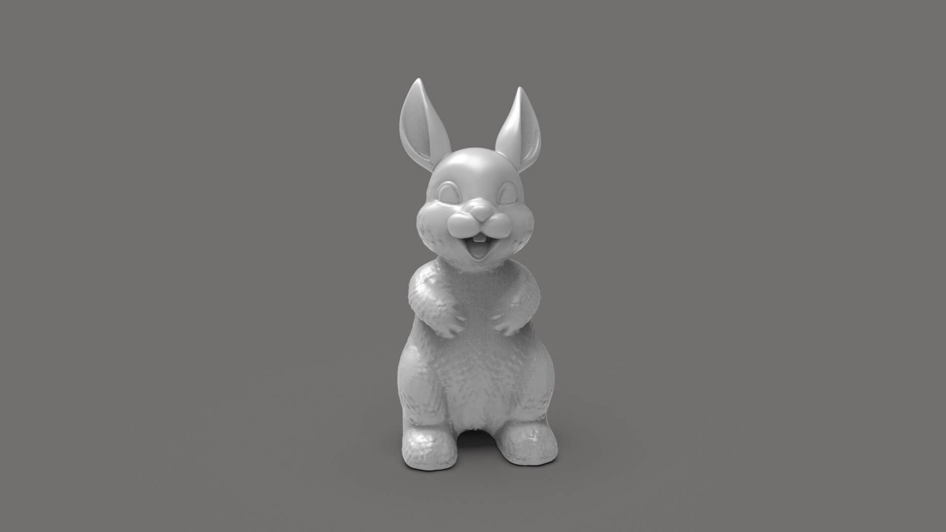 Cute Rabbit - 3D Printing Model by kbdesign223