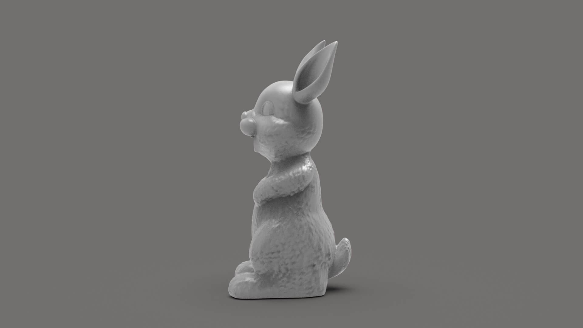 Cute Rabbit - 3D Printing Model by kbdesign223
