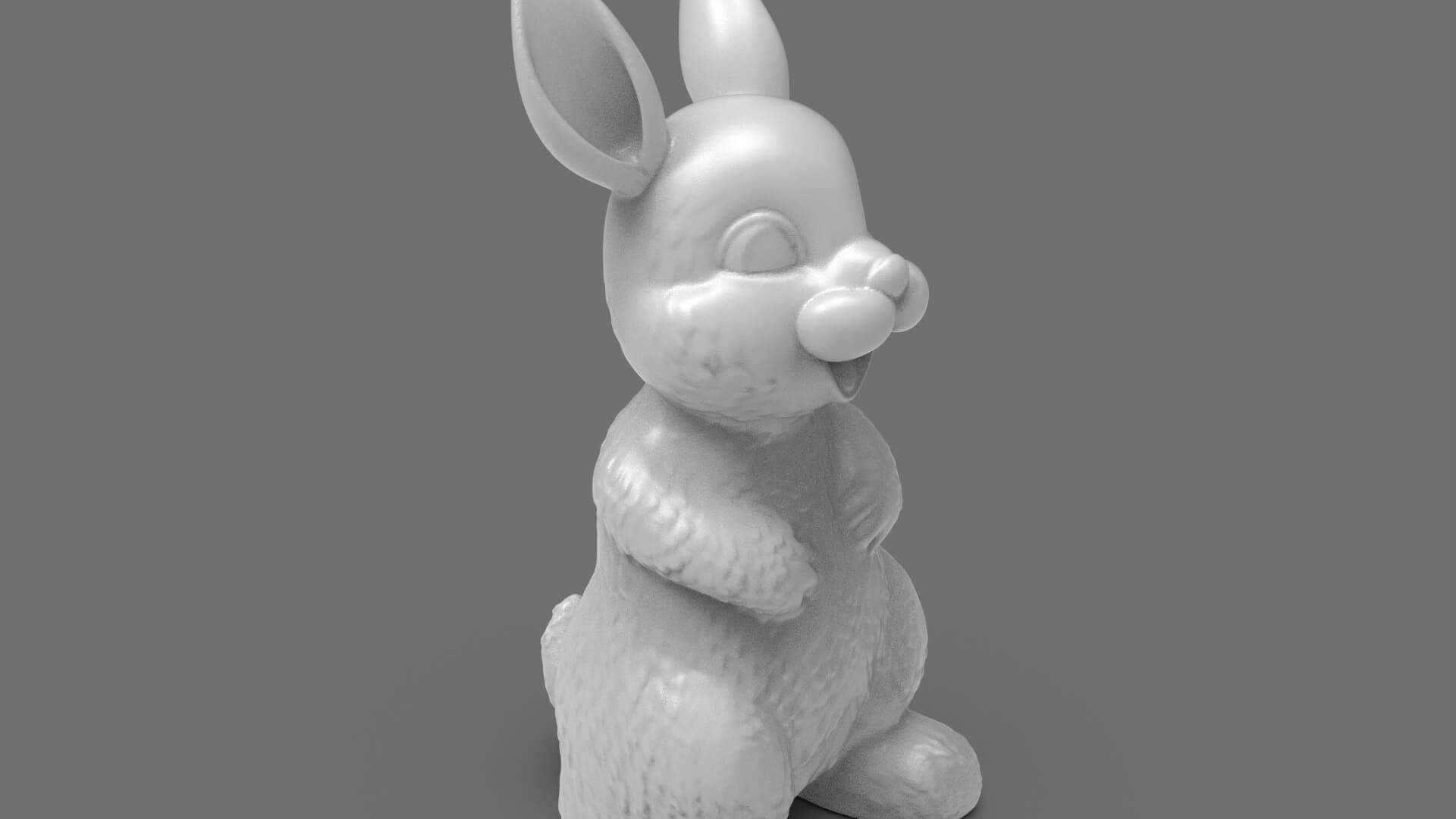 Cute Rabbit - 3D Printing Model by kbdesign223