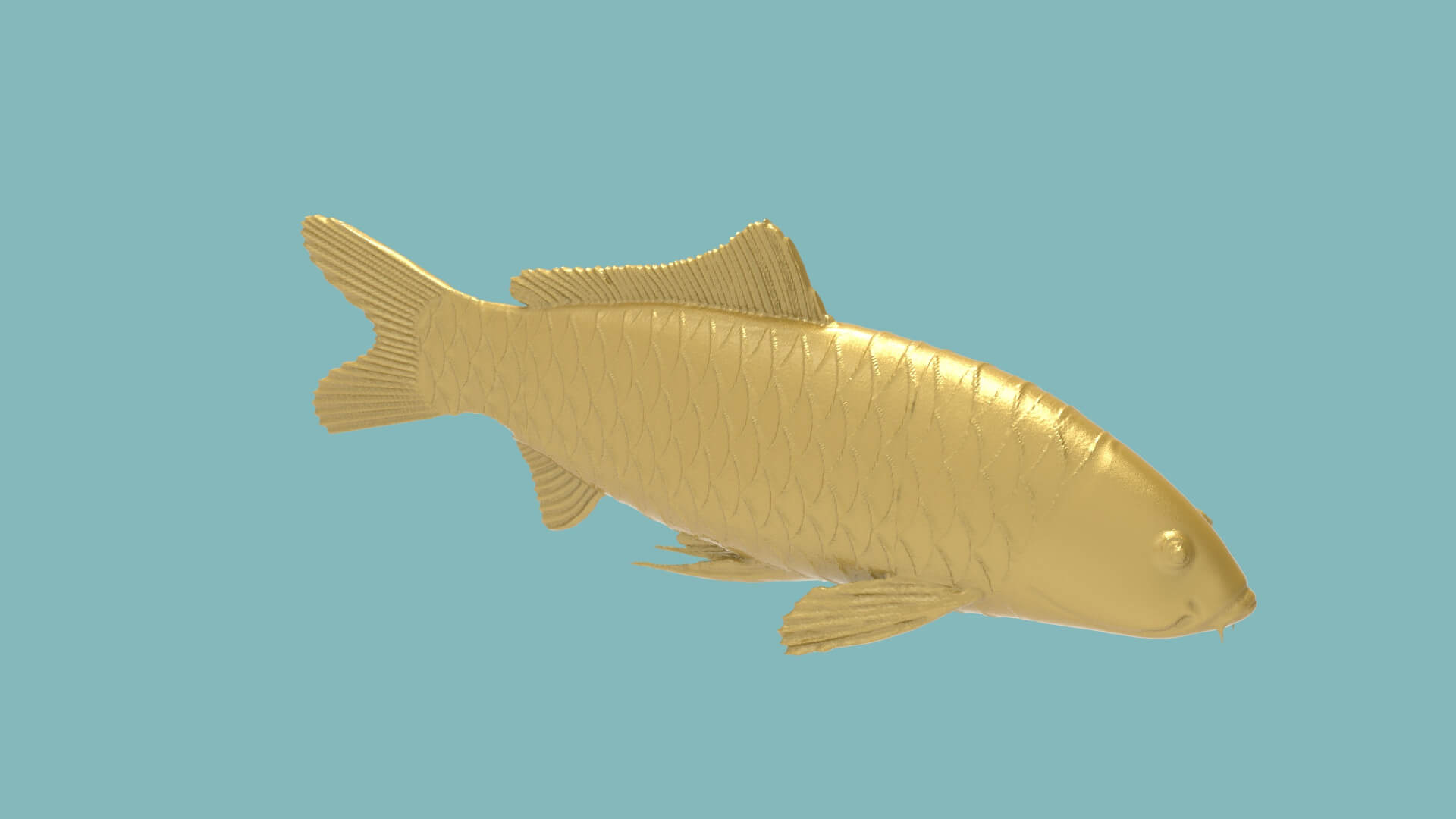 Koi Fish 3D Printing Model by kbdesign223