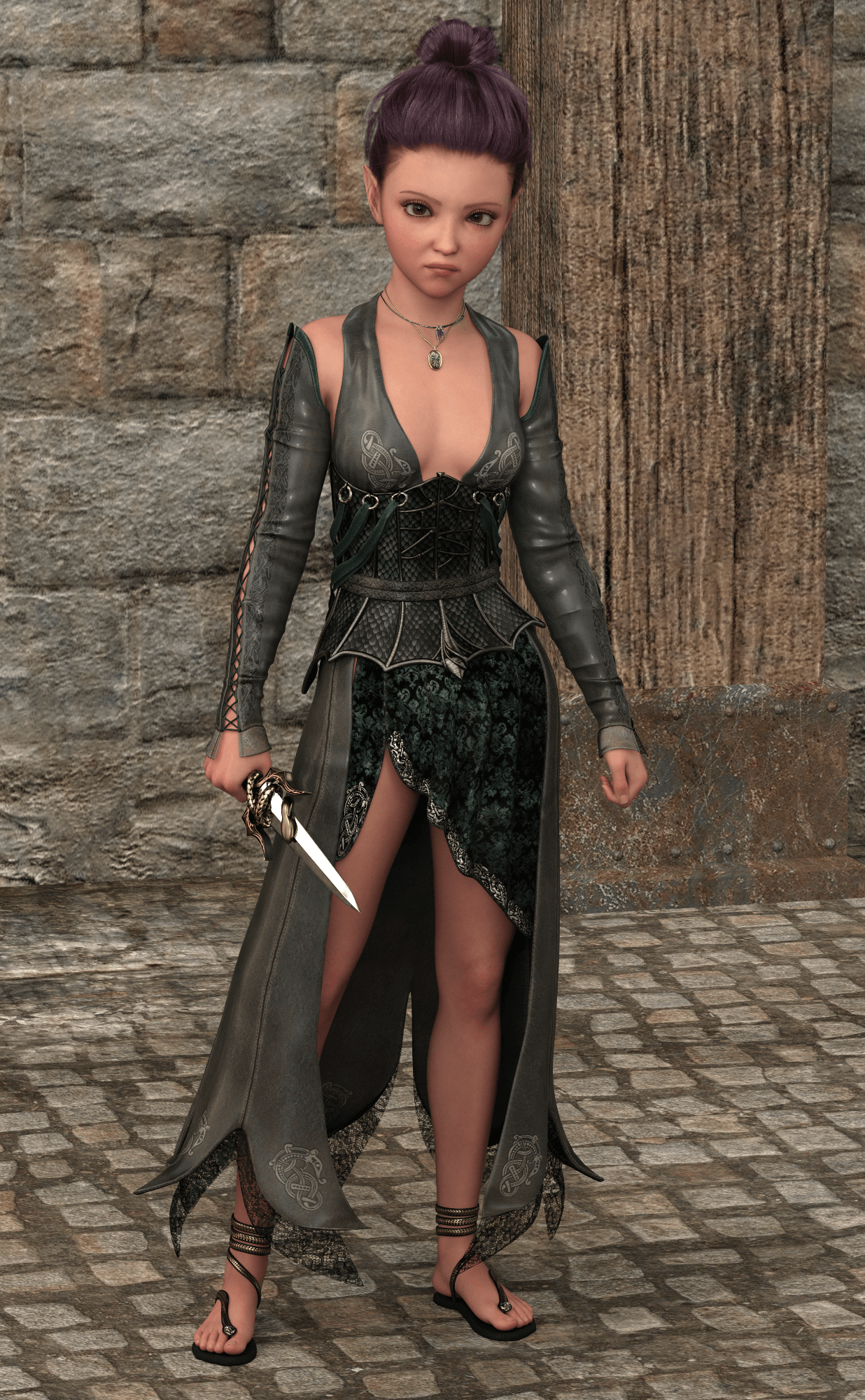 Pixie Warrior 3D Render | RenderHub Gallery