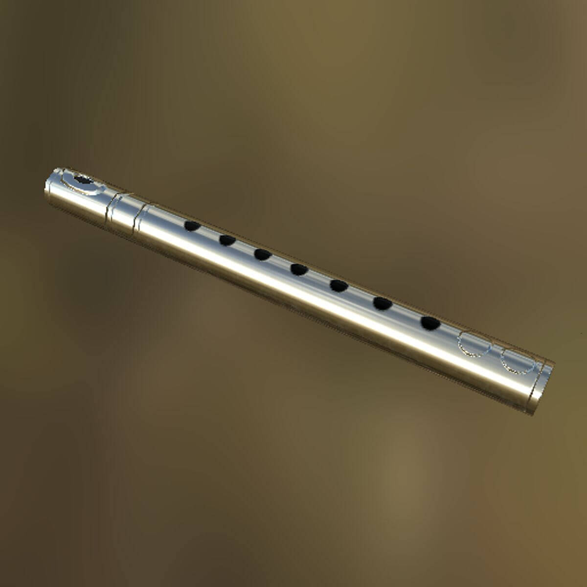 Flute - 3D Model by KDartMedia