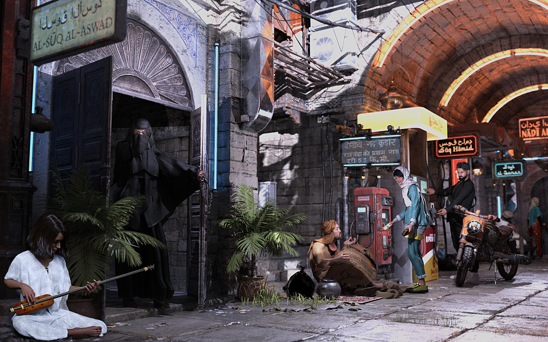A Scene from a Distant Land 3D Render, Digital Art by keener