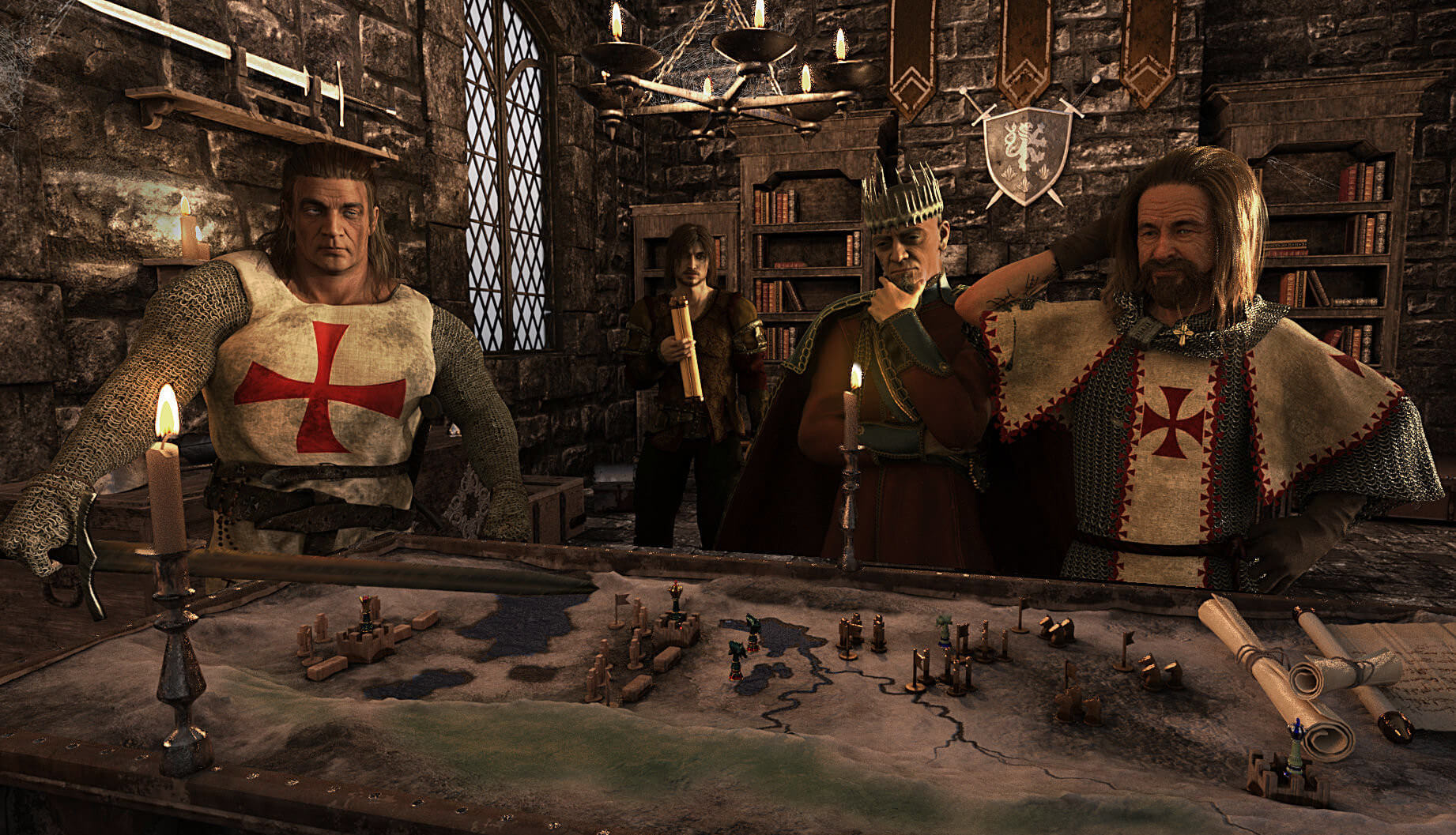 The Battle Map Table 3D Render, Digital Art by keener