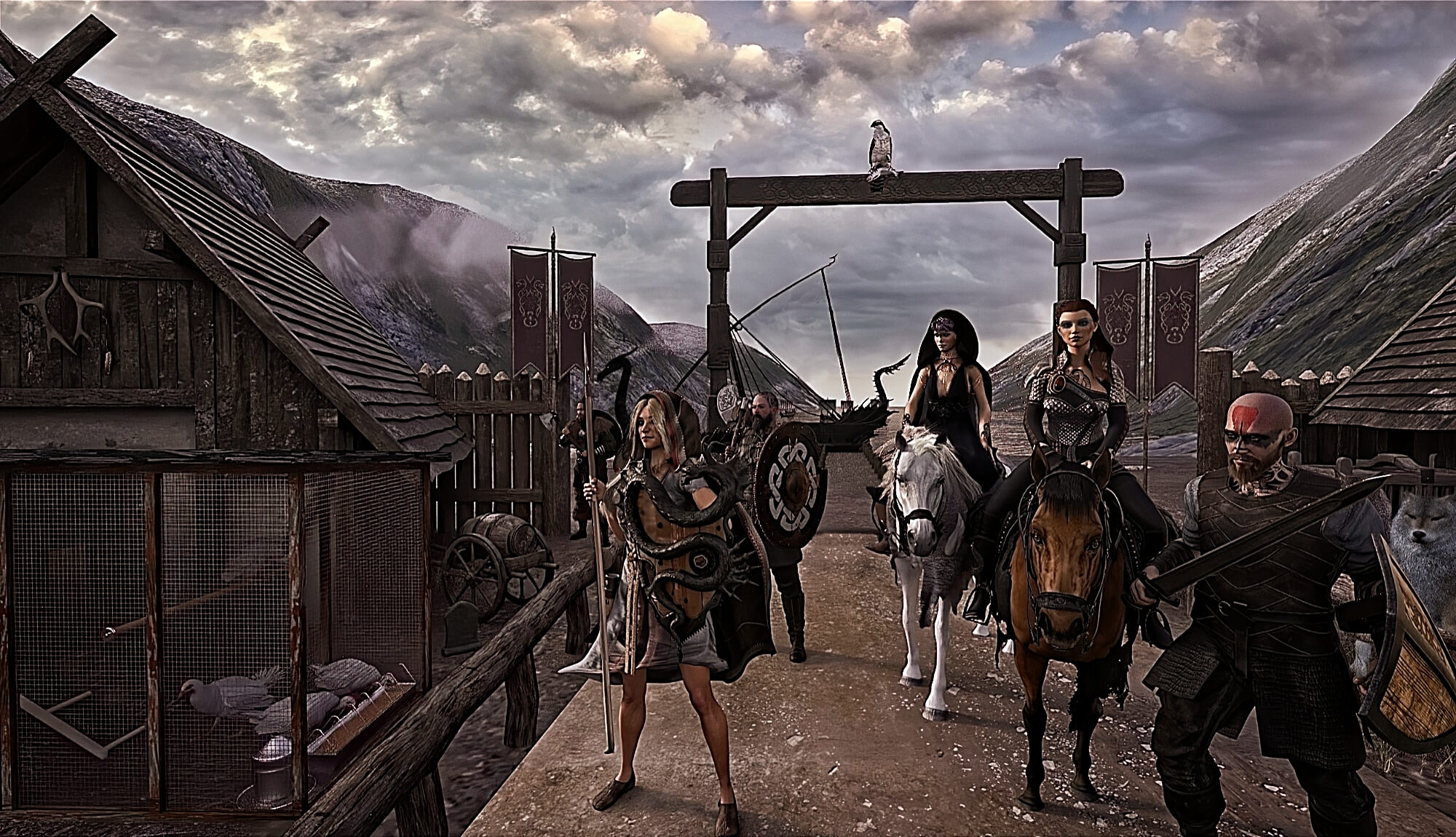 The Evil Queen Returns 3D Render, Digital Art by keener