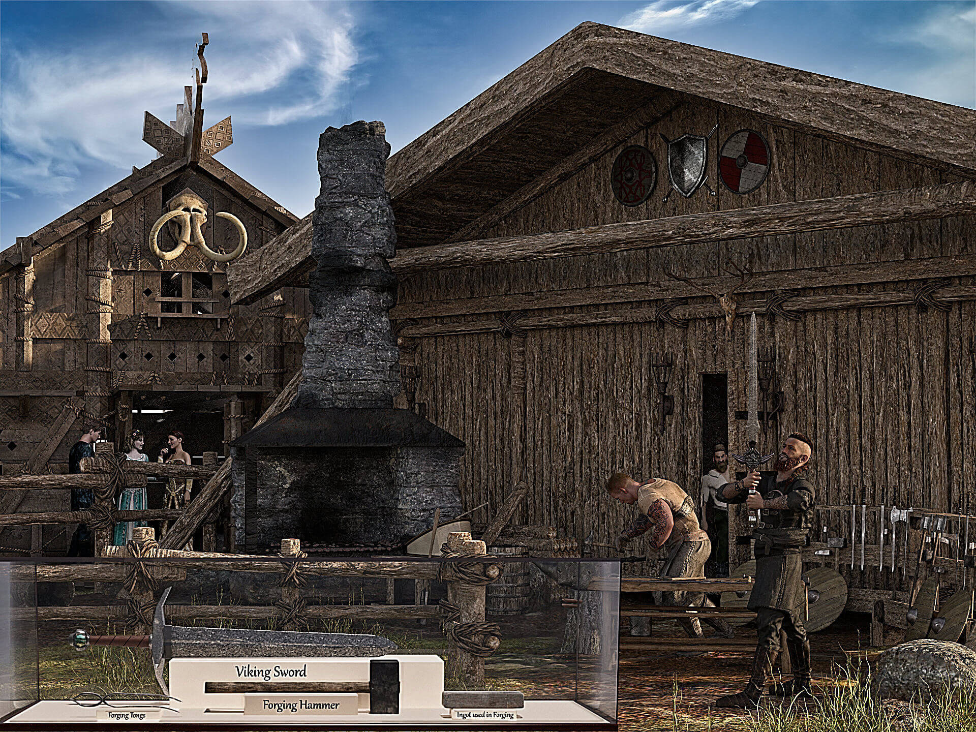 The Master Forger 3D Render, Digital Art by keener