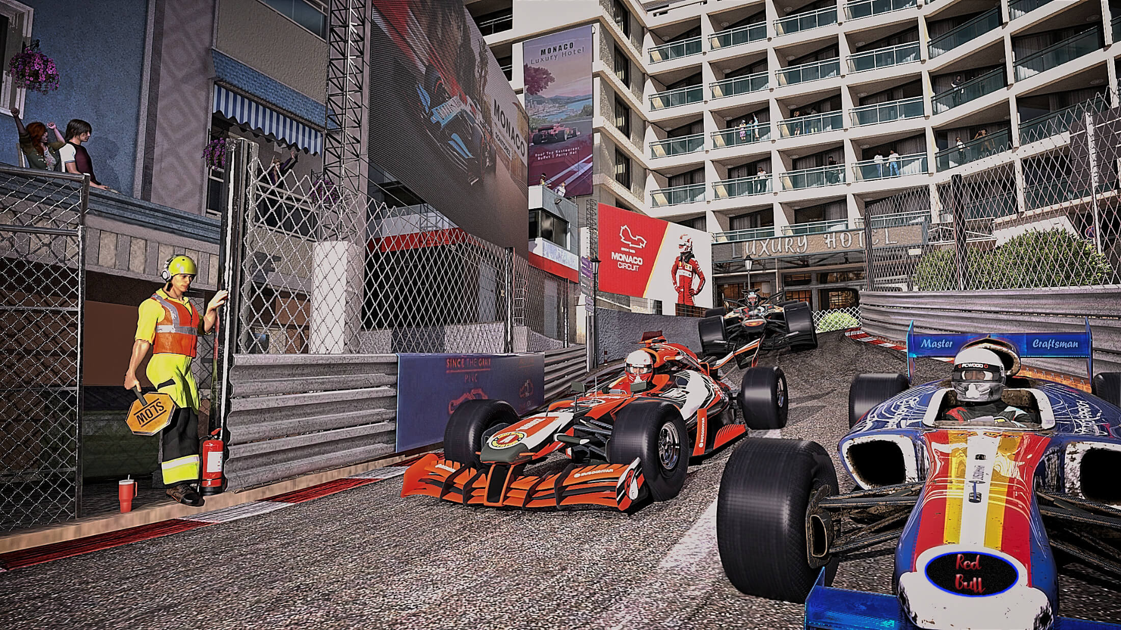 The Race in Monaco 3D Render, Digital Art by keener