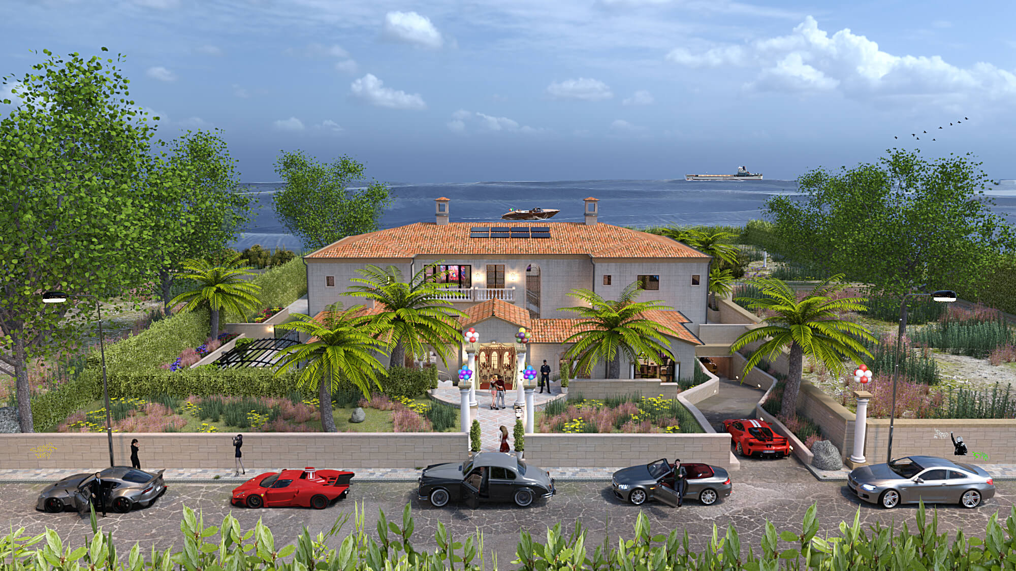 Time to Party 3D Render, Digital Art by keener