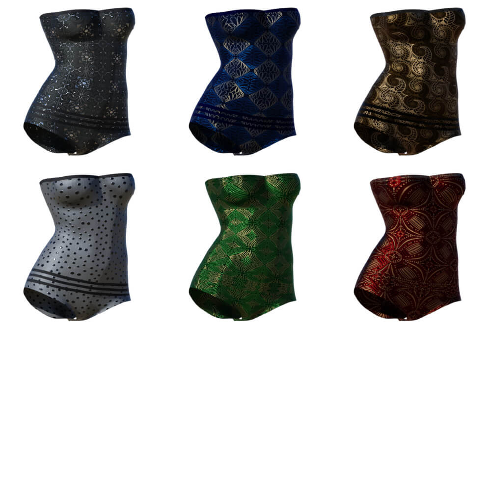 K3D dForce Cangcut Bodysuit for Genesis 9 - Daz Content by Kelambi3D