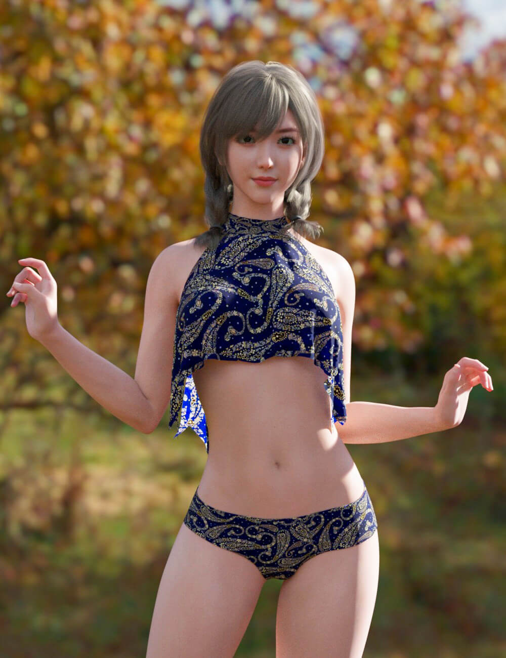 K3D dForce Cloak Clothing for Genesis 8 Female - Daz Content by Kelambi3D