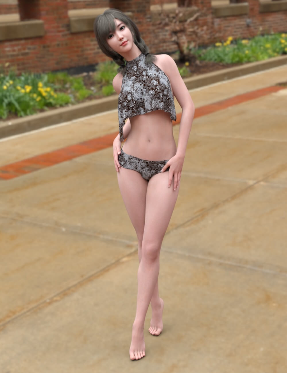 K3D dForce Cloak Clothing for Genesis 8 Female - Daz Content by Kelambi3D