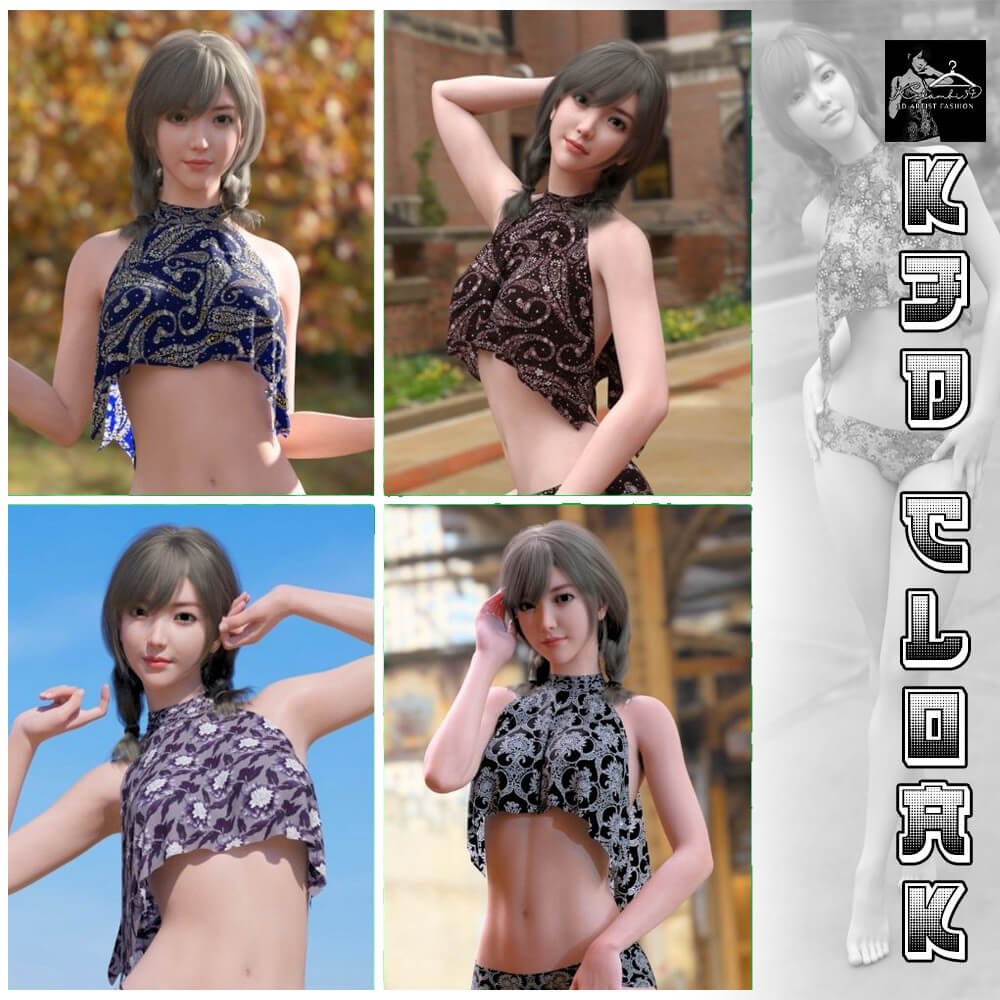 K3D dForce Cloak Clothing for Genesis 8 Female - Daz Content by Kelambi3D