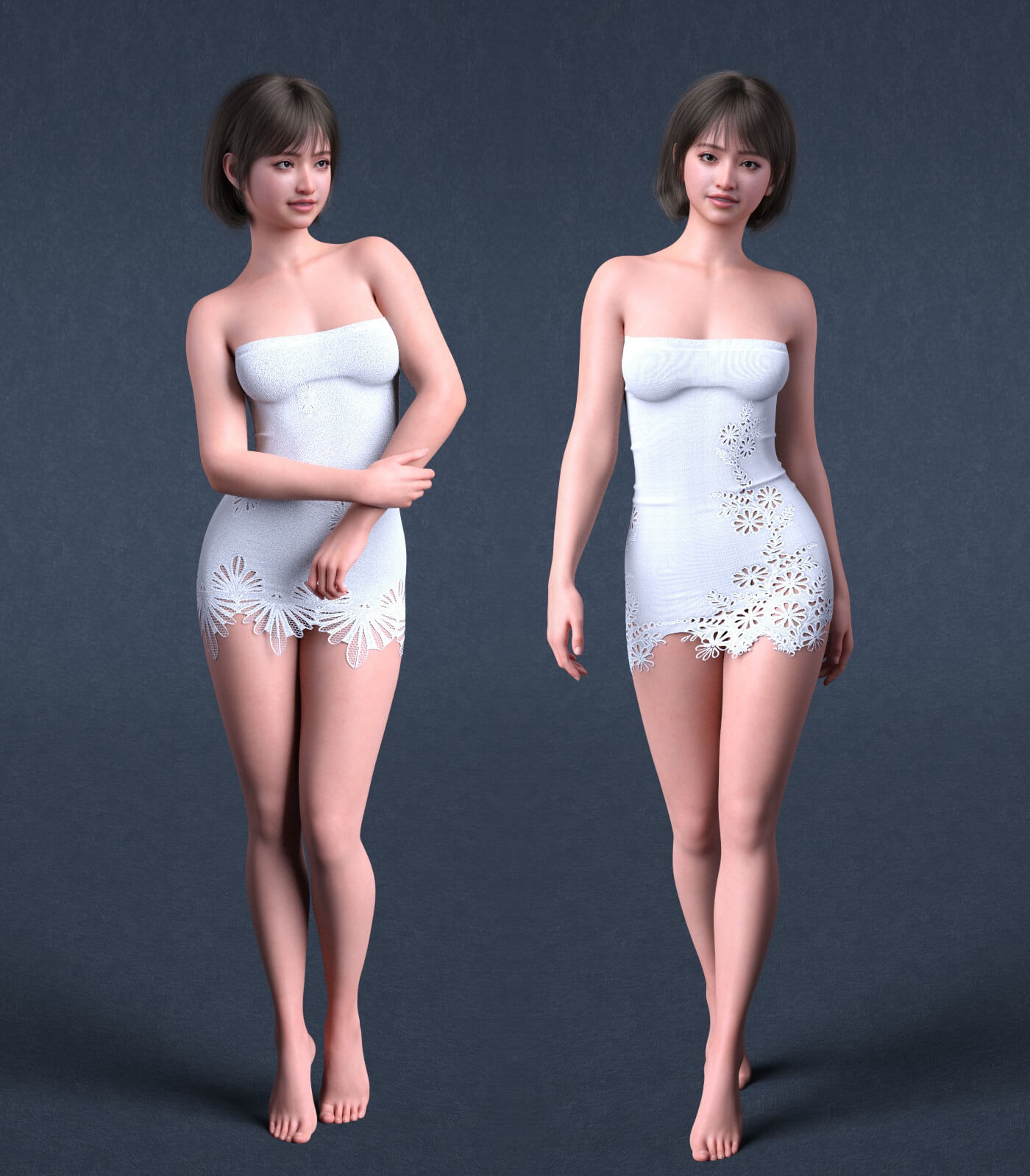 K3D Katiga Dress for Genesis 9 - Daz Content by Kelambi3D